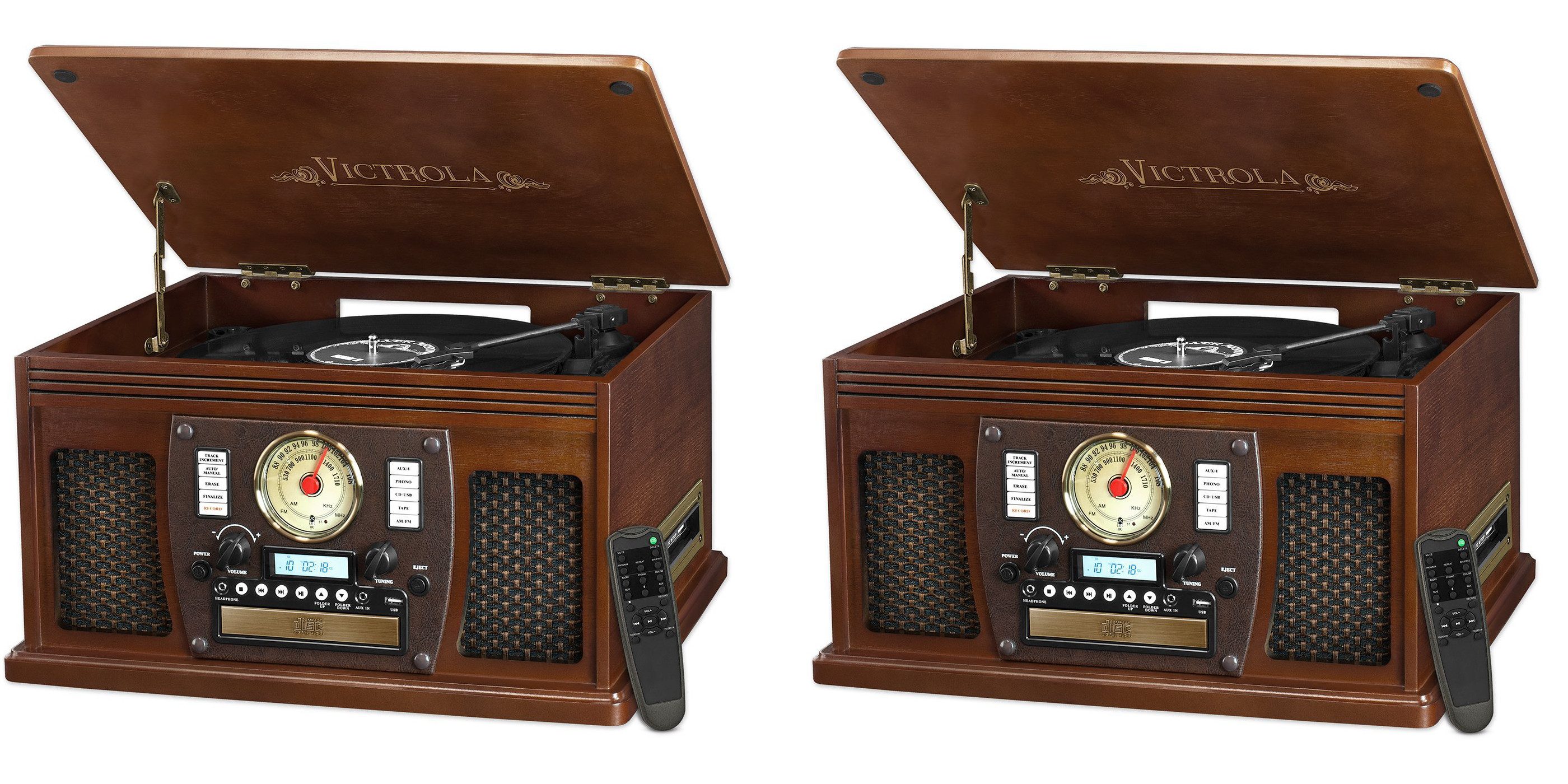 Enjoy music your way w/ the Victrola Aviator 8-in-1 Bluetooth Turntable ...
