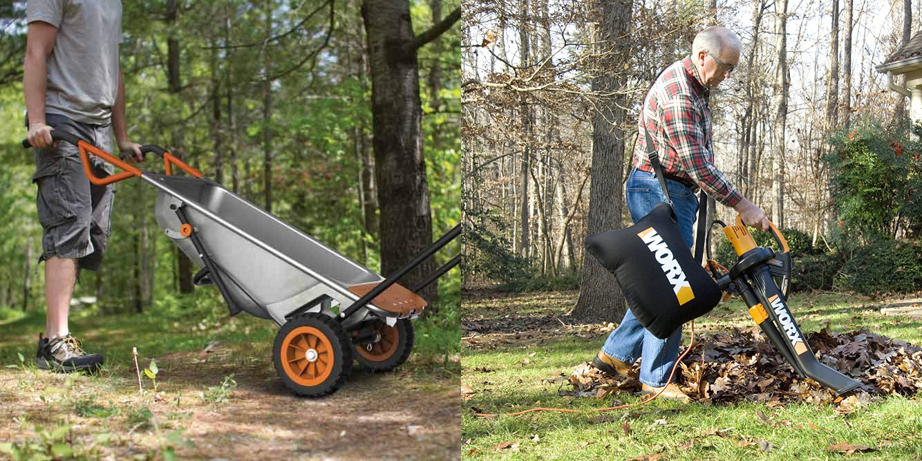 WORX Fall Tool Deals: Electric Trivac $44 (Reg. $60+), AeroCart $88 ...