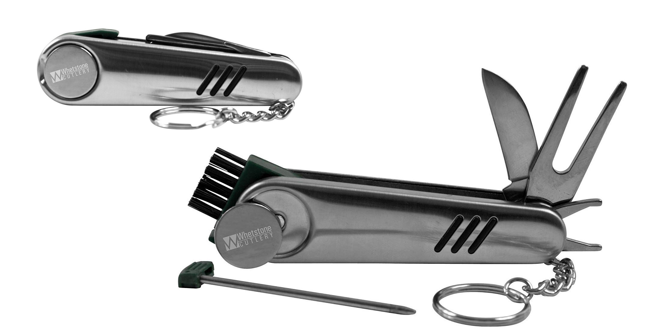 Whetstone Stainless Steel Golf Tool at $4.50: cleaner, marker, knife, more