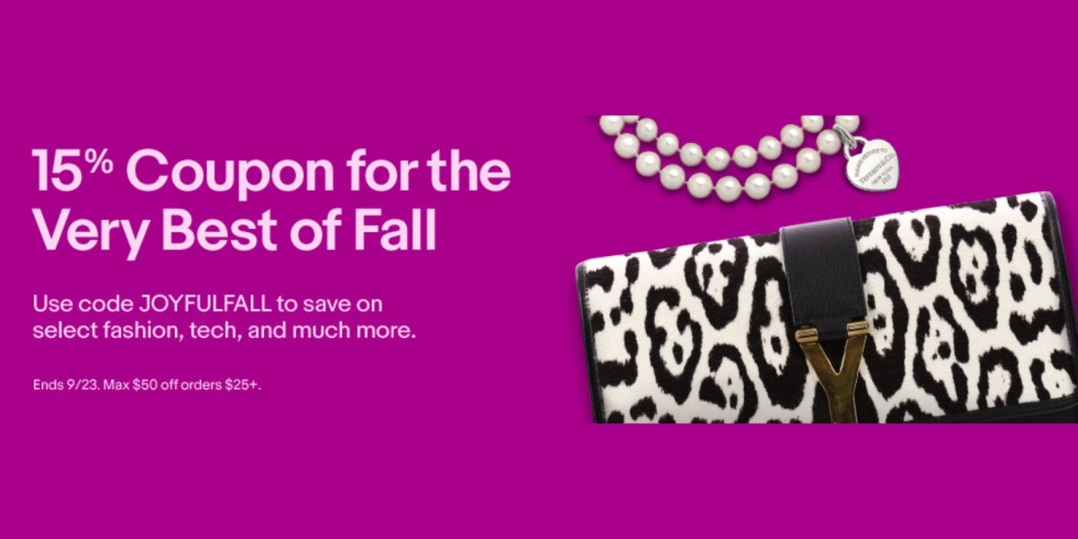 eBay slashes 15% off select fashion, tech, and more with its latest ...
