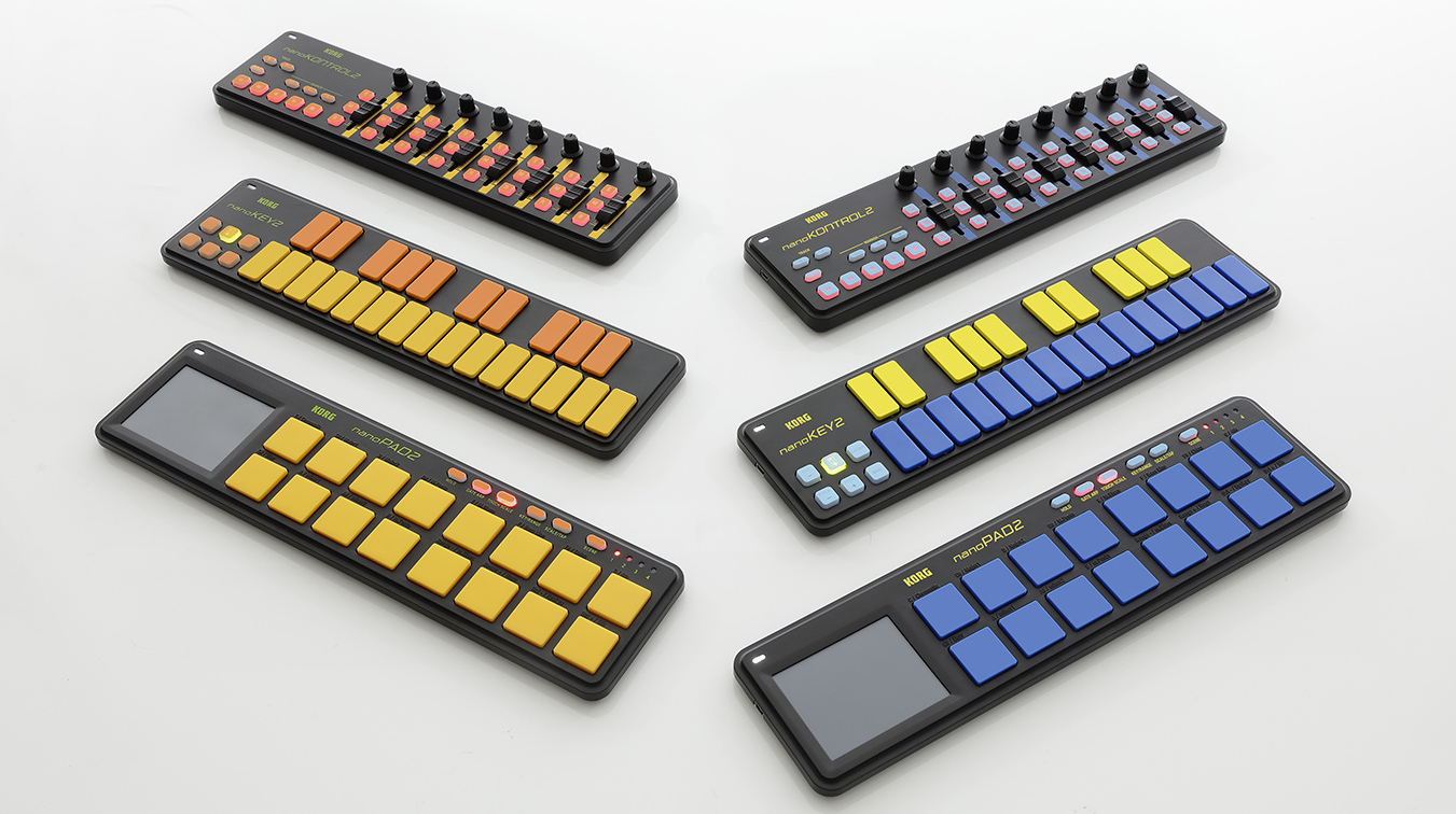 Korg debuts new limited edition color NanoSERIES2 controllers for Mac/iOS