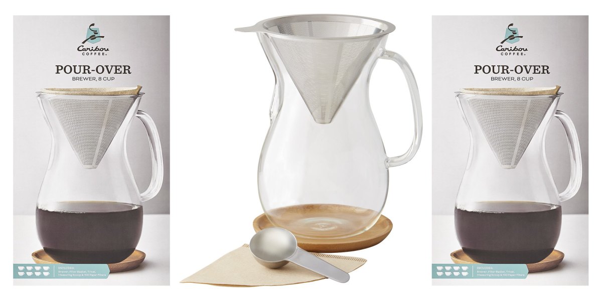 Ditch that ugly pour-over for this glass/bamboo coffee maker at $20 (50 ...