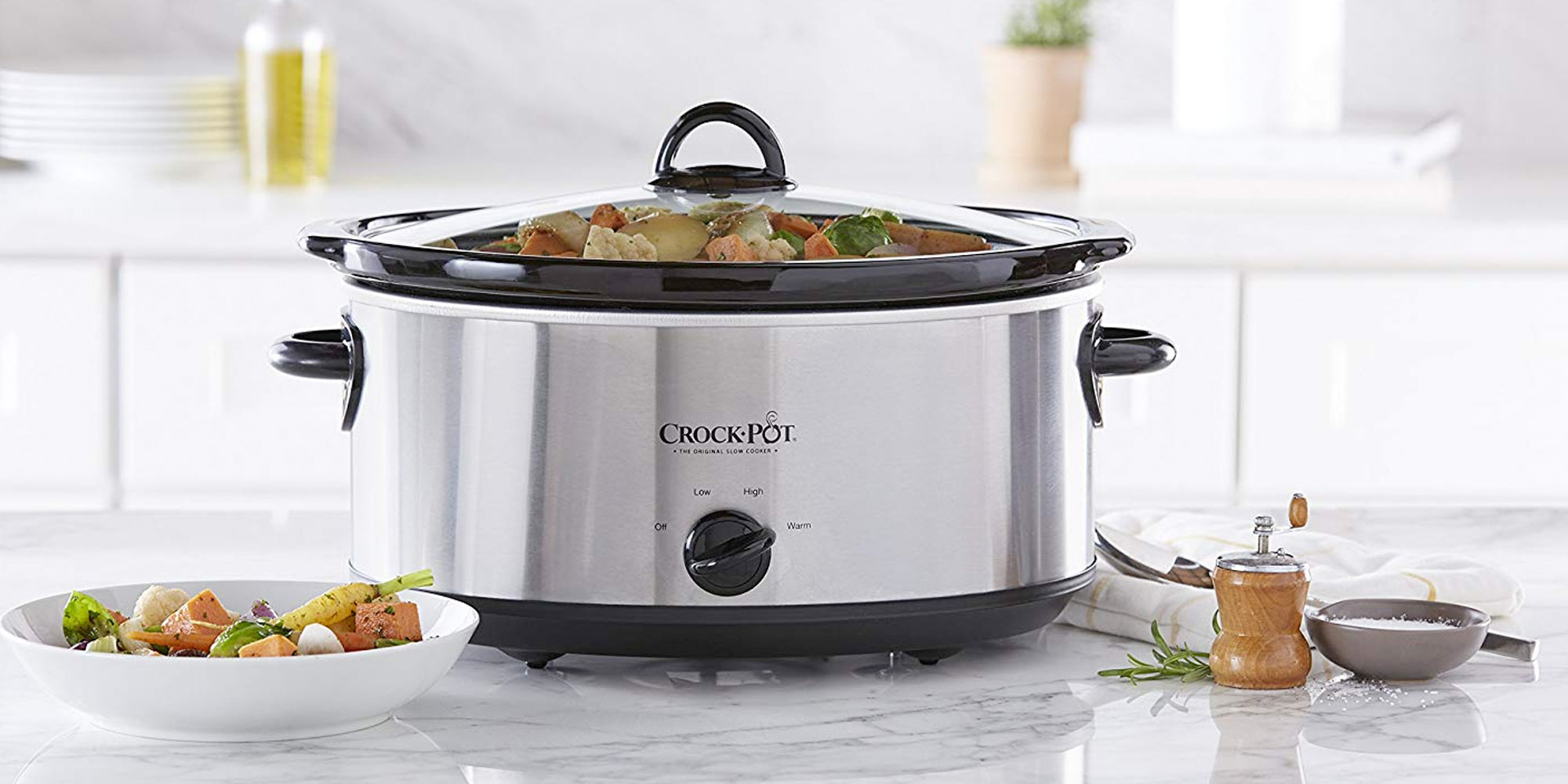 Have dinner ready when you get home w/ this 7-Qt. Crock-Pot Slow Cooker ...