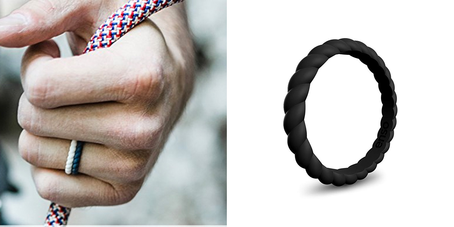 Enso silicone braided rings are a great alternative for working out ...