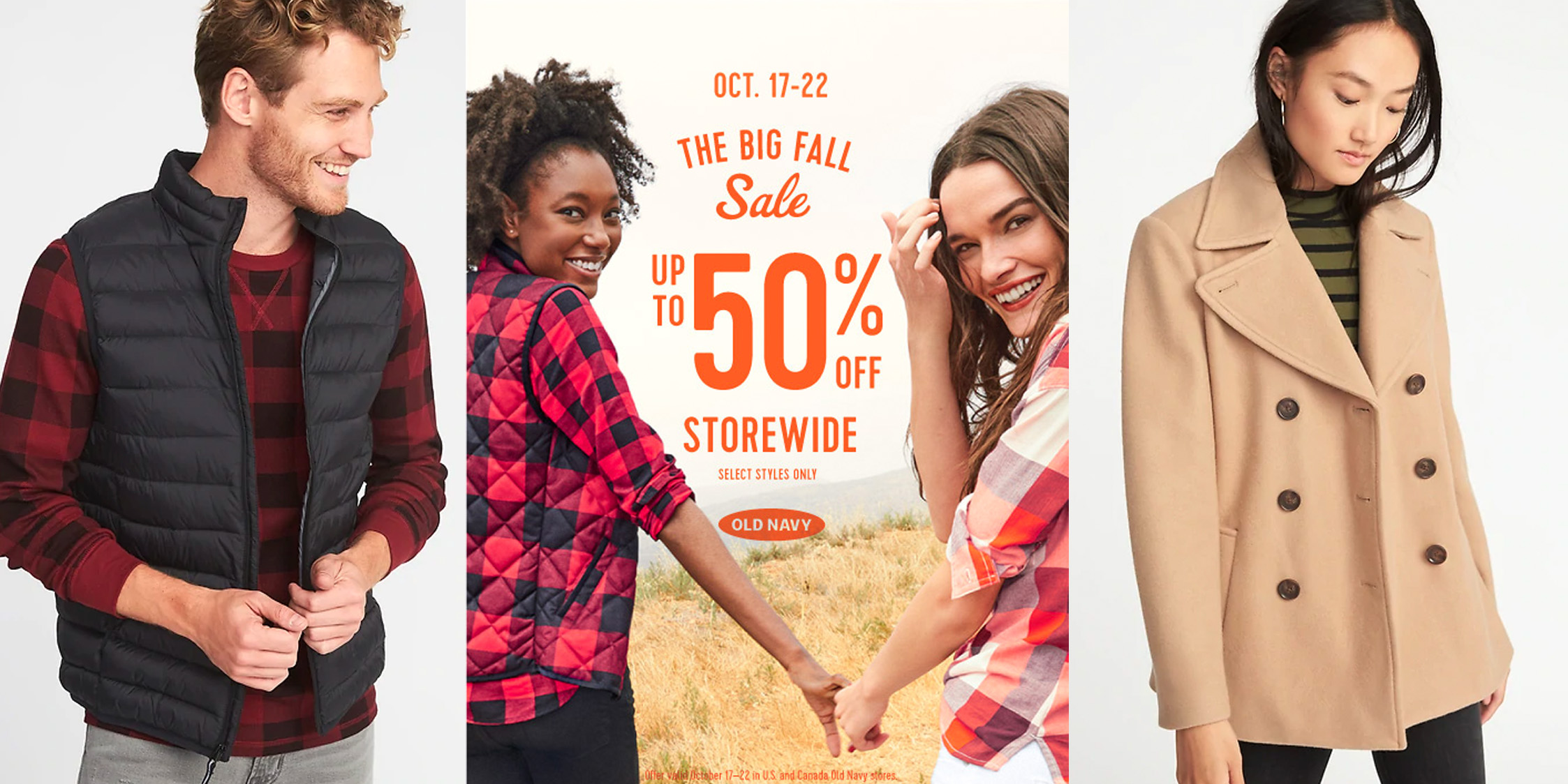 Old Navy freshens your fall look w/ up to 50% off sitewide + additional ...
