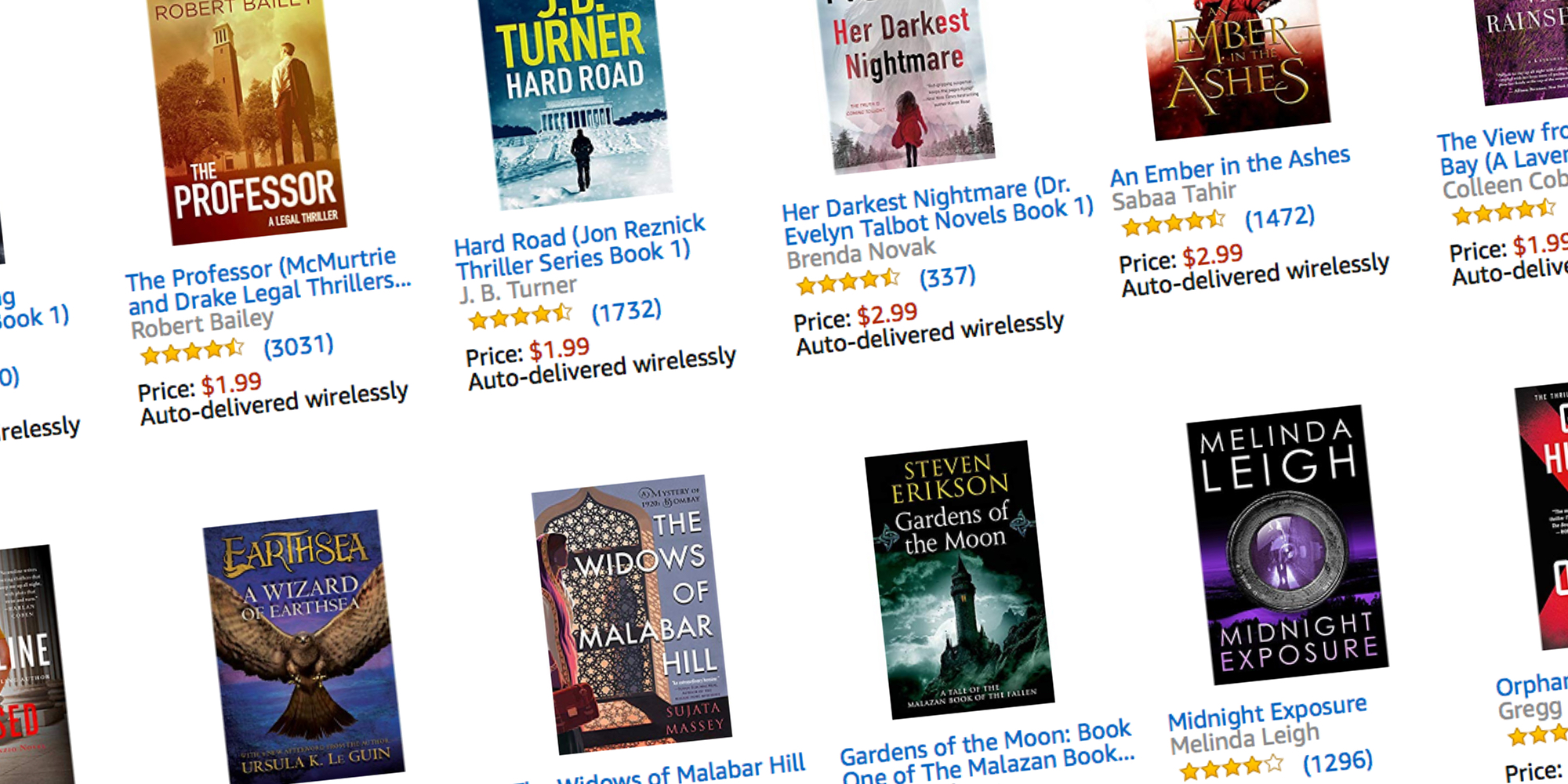 Start a new novel series with discounted Kindle eBooks from $1 at ...