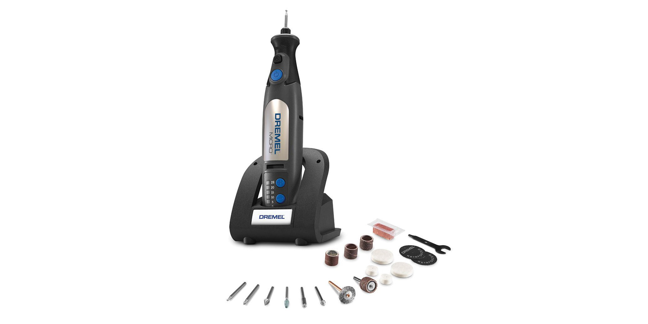 Dremel's wireless rotary tool kit includes 18 accessories for $66 (Reg ...
