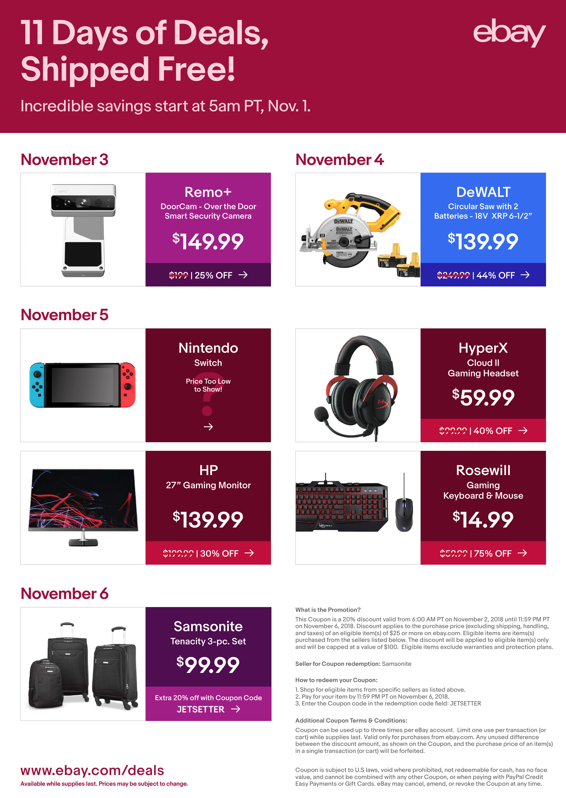 eBay First Minute Deals start November with notable offers - 9to5Toys
