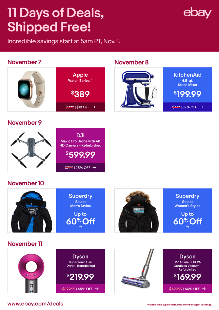 eBay First Minute Deals start November with notable offers - 9to5Toys