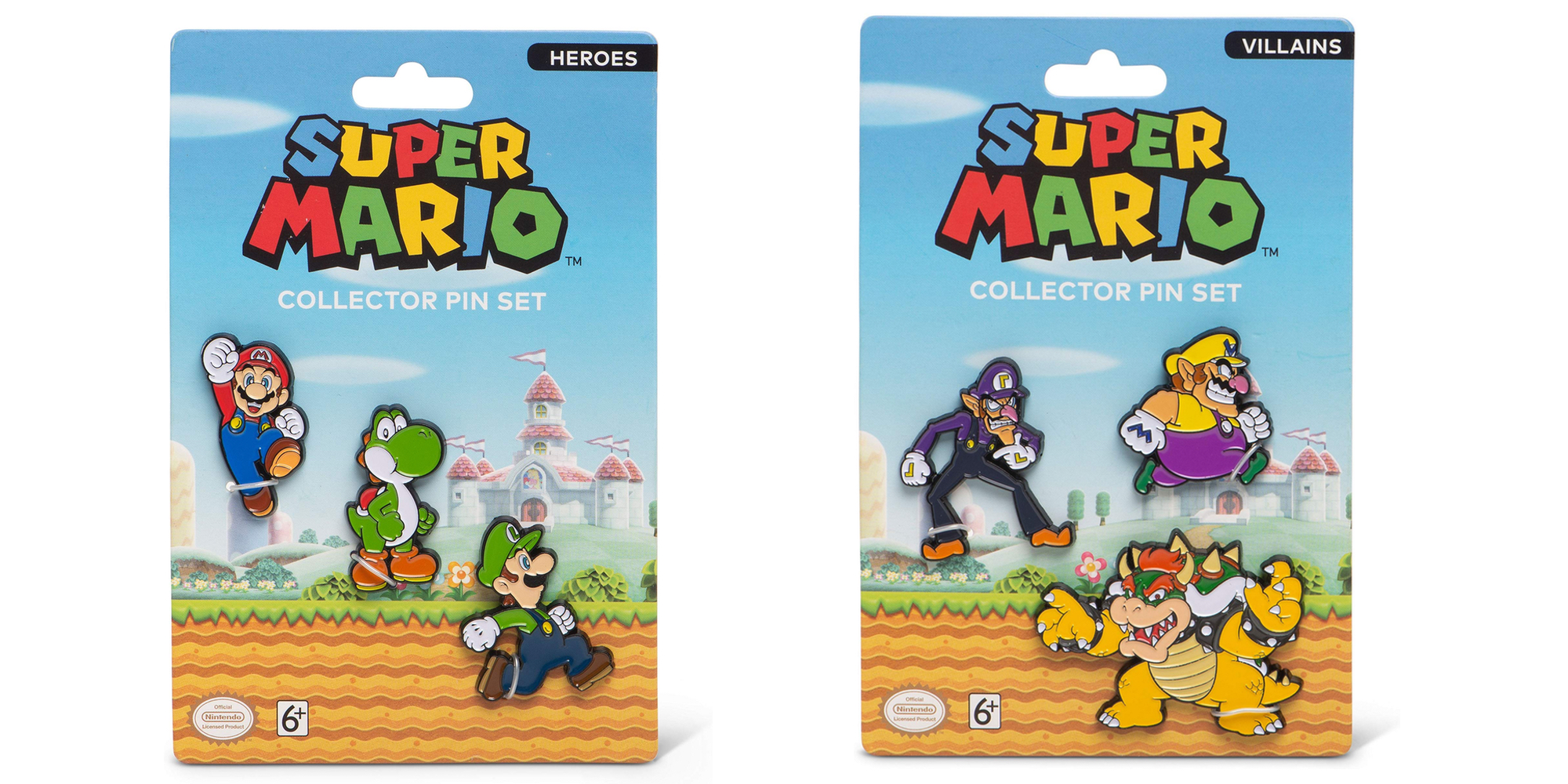 These Super Mario collector pin sets are a must-have for Nintendo fans ...