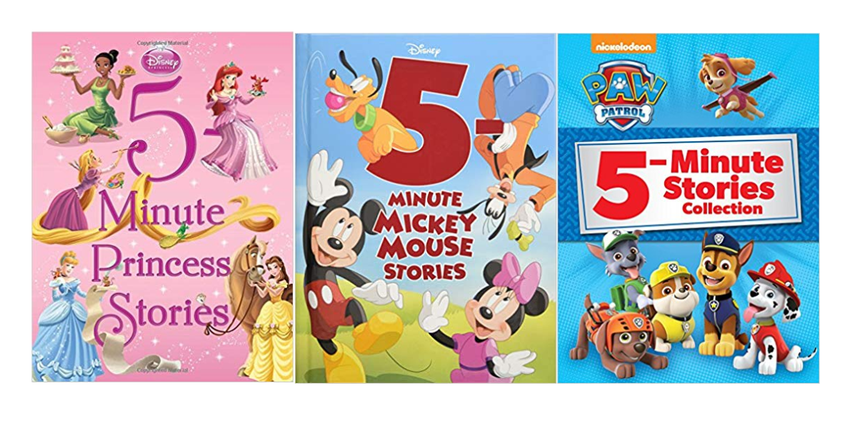5-Minute Stories featuring Disney Princesses, Mickey Mouse, and Paw ...