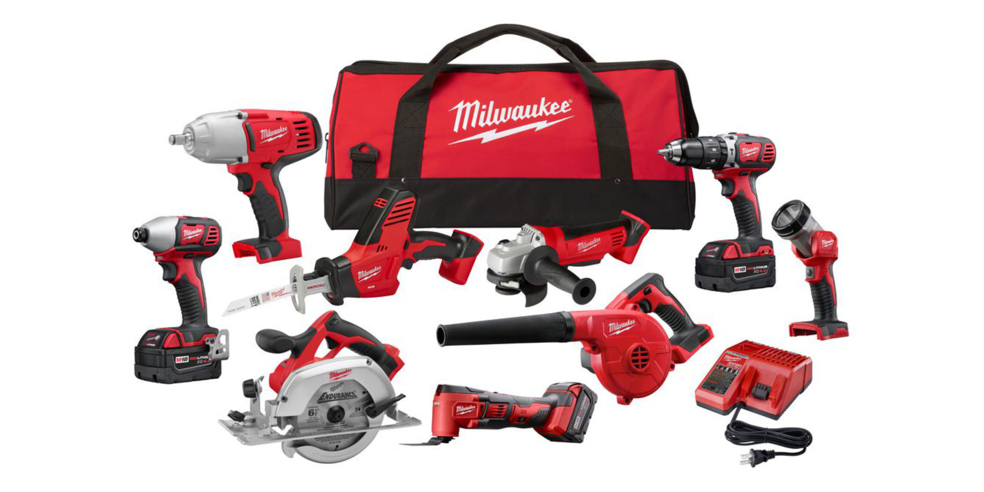 Save up to 50% off Milwaukee gear at Home Depot: 9-Tool Kit $549, 4 ...