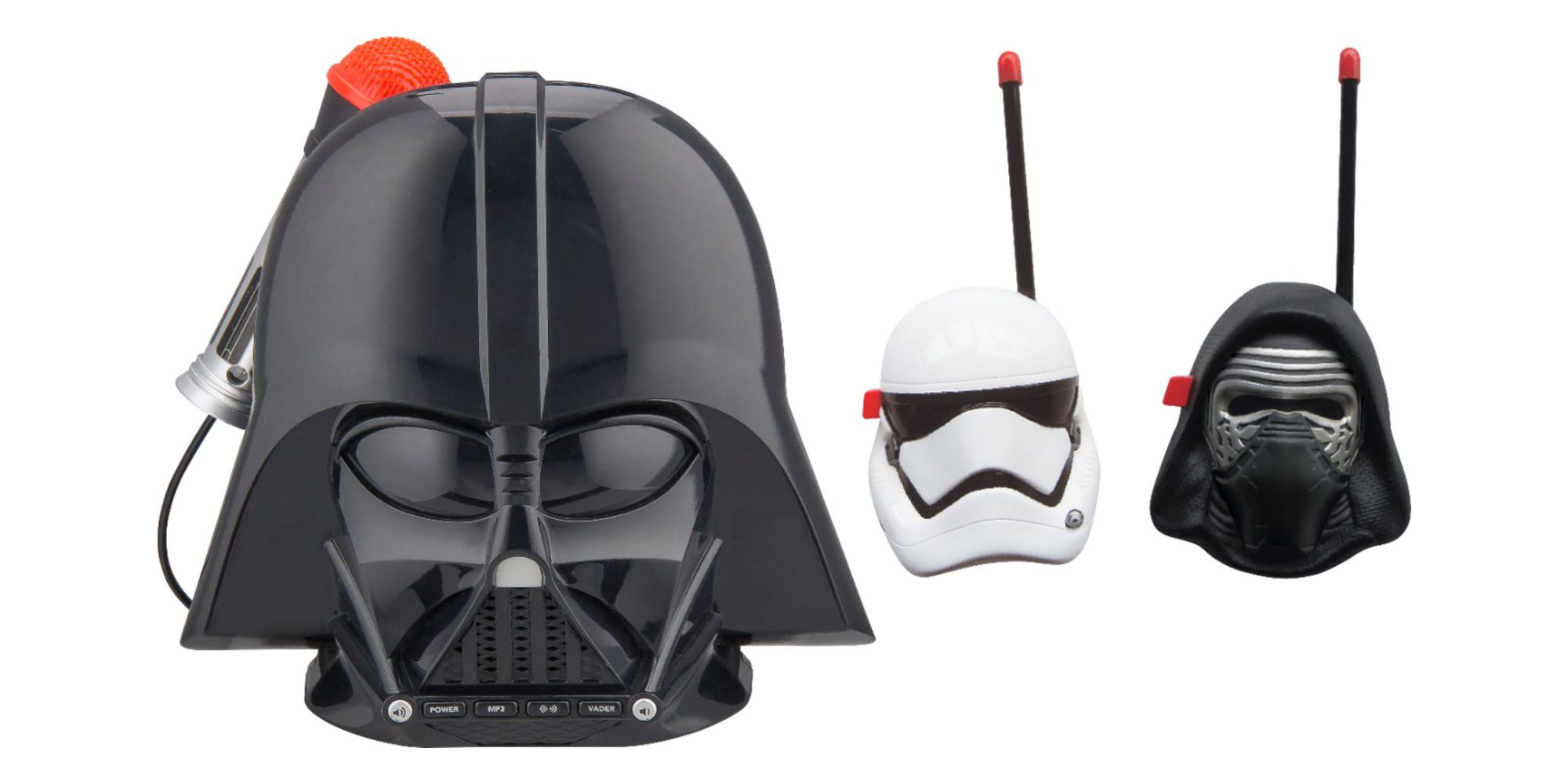 Take turns being Vader w/ this voice-changing Boombox & Walkie-Talkie ...