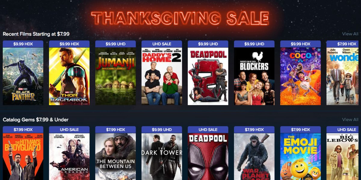 VUDU Thanksgiving Week Sale: Night at the Museum bundle, Jumanji, Black ...