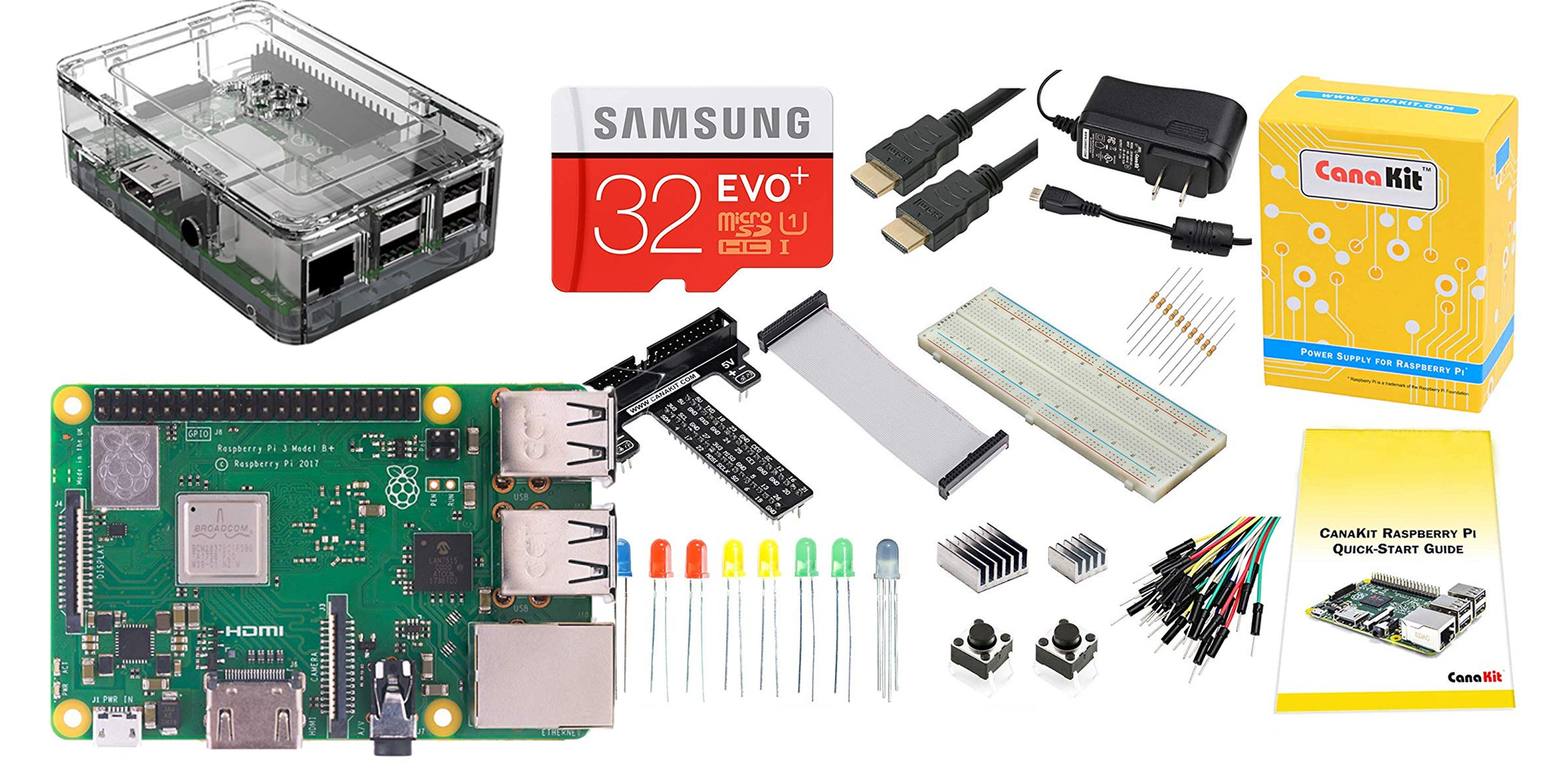 CanaKit's Raspberry Pi 3 B+ Kit includes everything you need to start ...