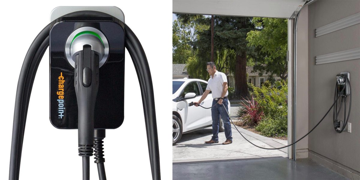 ChargePoint Home Flex level 2 EV charger fills 37 miles for every hour ...