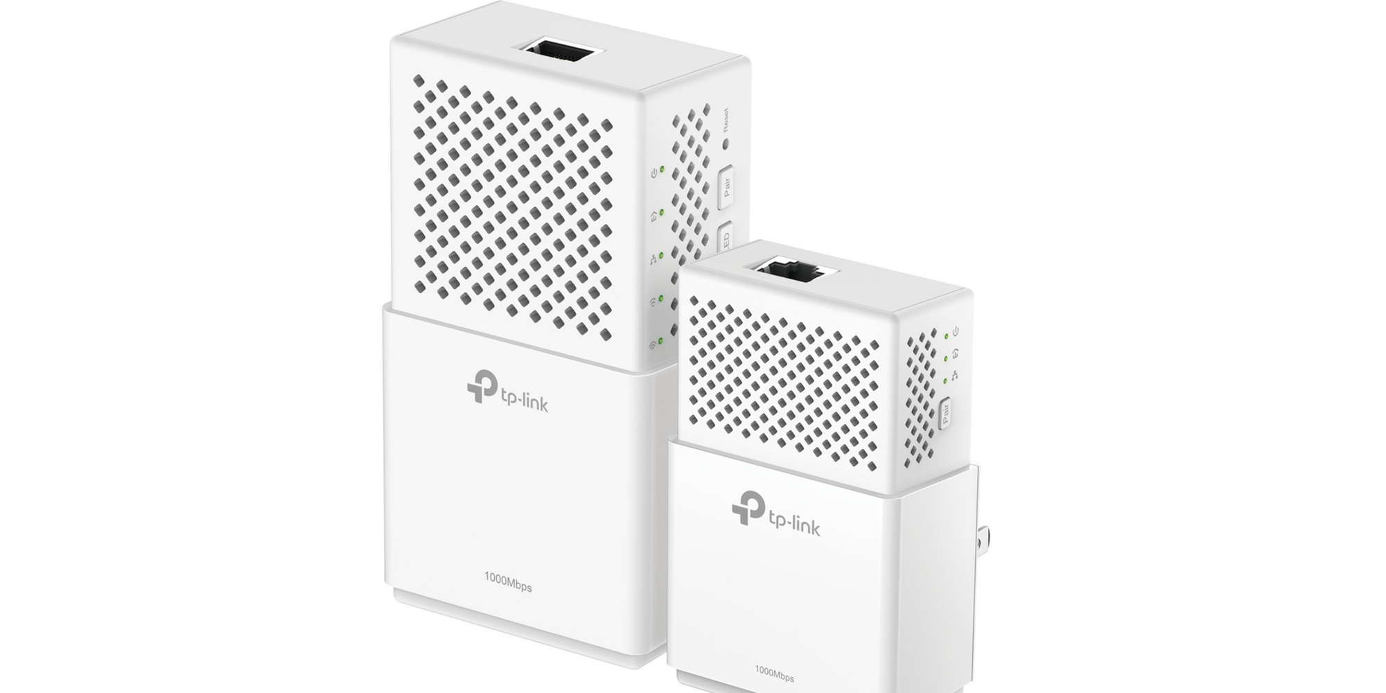 This TP-Link 802.11ac Powerline Adapter Set expands your wired network ...