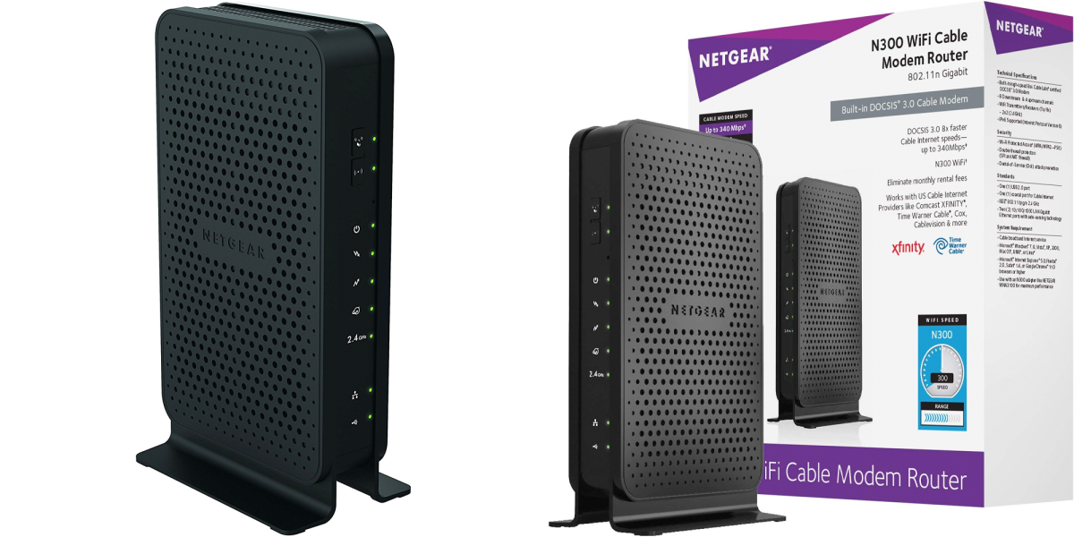Save up to $120/yr with NETGEAR's DOCSIS 3.0 cable modem/Wi-Fi router ...