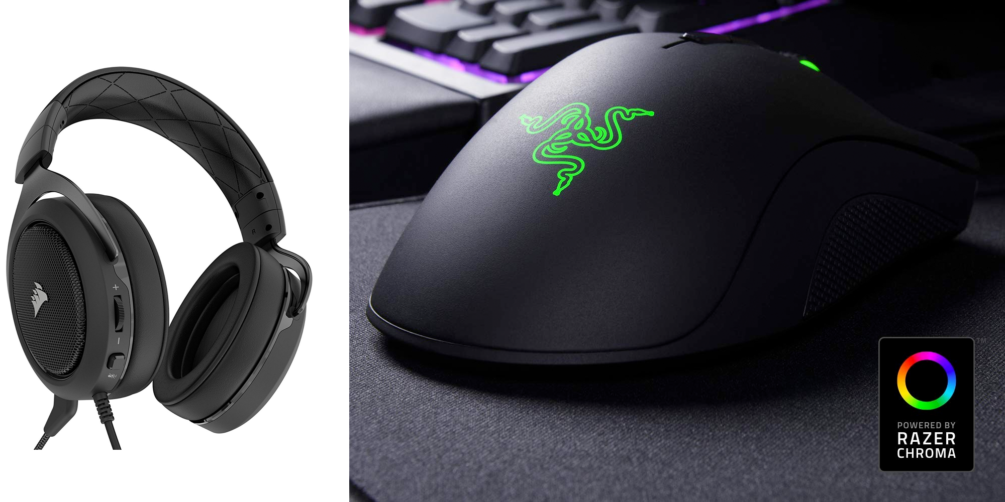 PC Accessories from $30: Razer DeathAdder Elite Mouse, CORSAIR HS60 ...