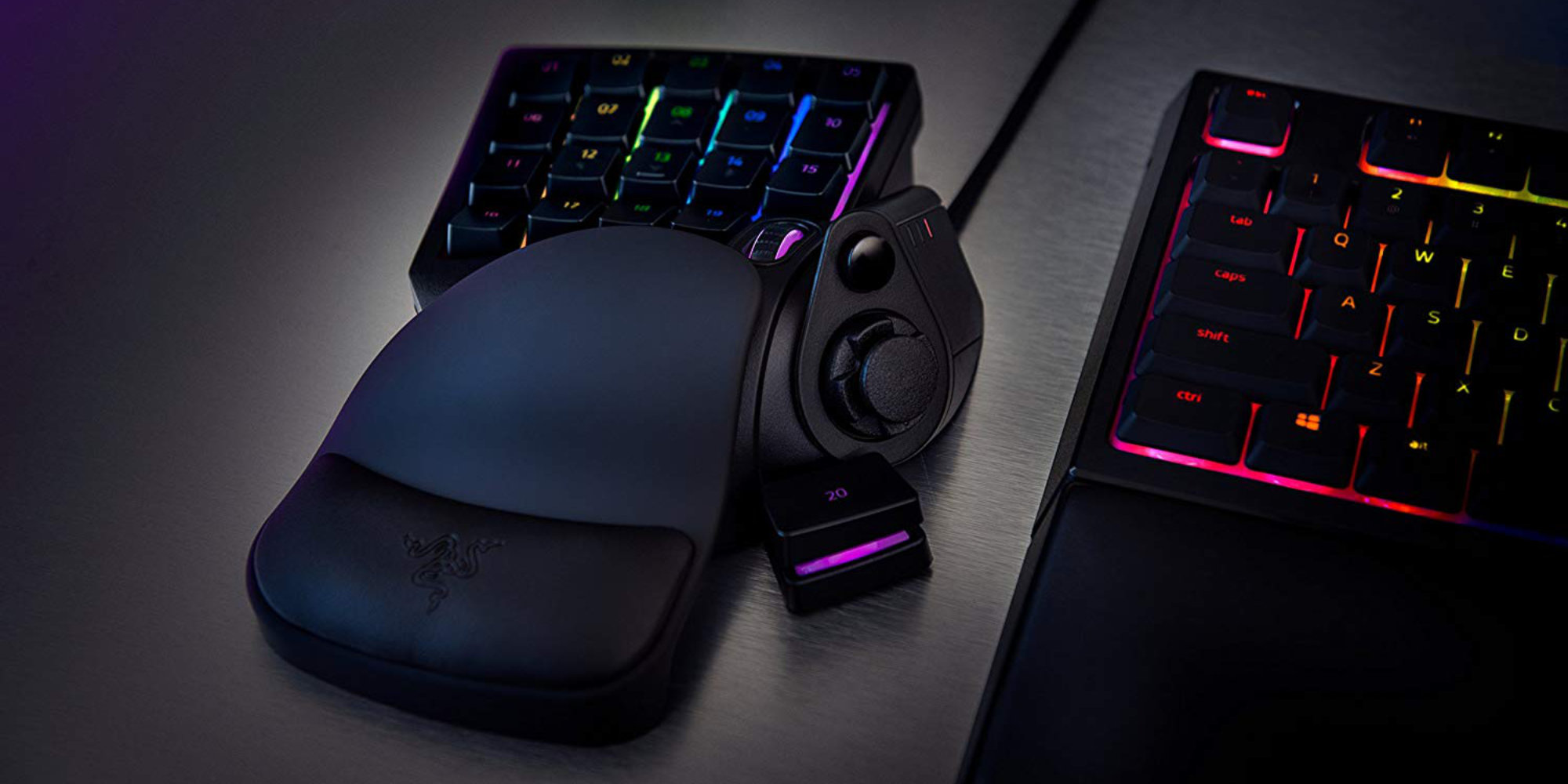 The Razer Tartarus RGB Keypad adds 32 custom keys to your setup: $51.50 ...