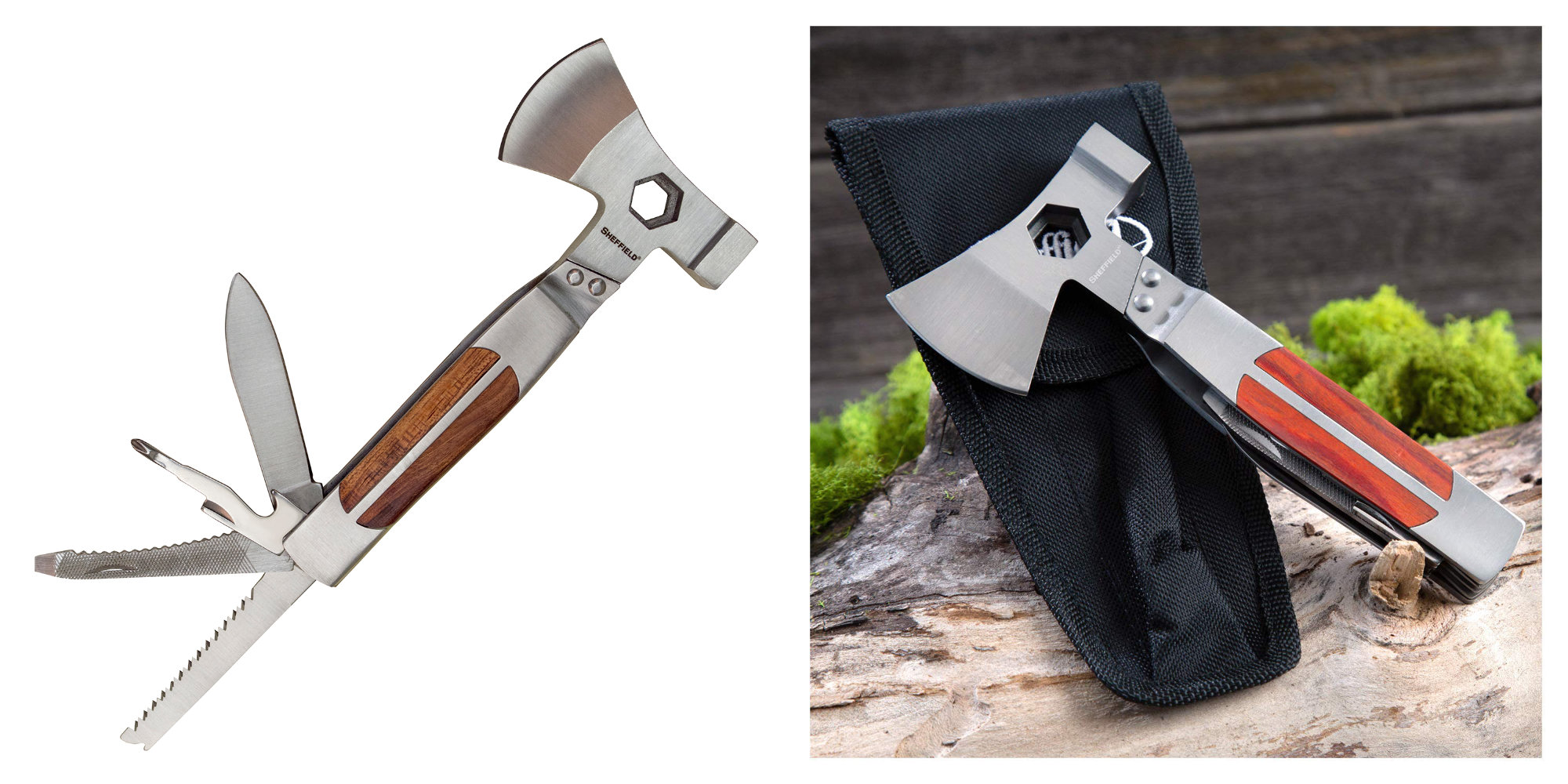 This Sheffield 12-in-1 Hatchet Multi Tool is just $6 at Walmart (save 66%)