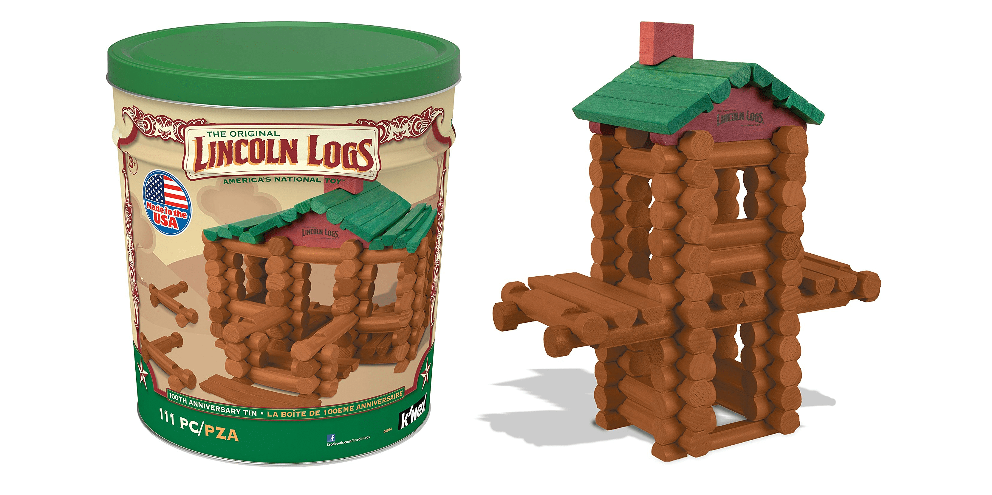 Celebrate 100 years of Lincoln Logs with this Limited Edition Tin: $25 ...