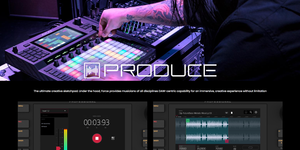 Akai unveils impressive new standalone Force music making hardware with ...