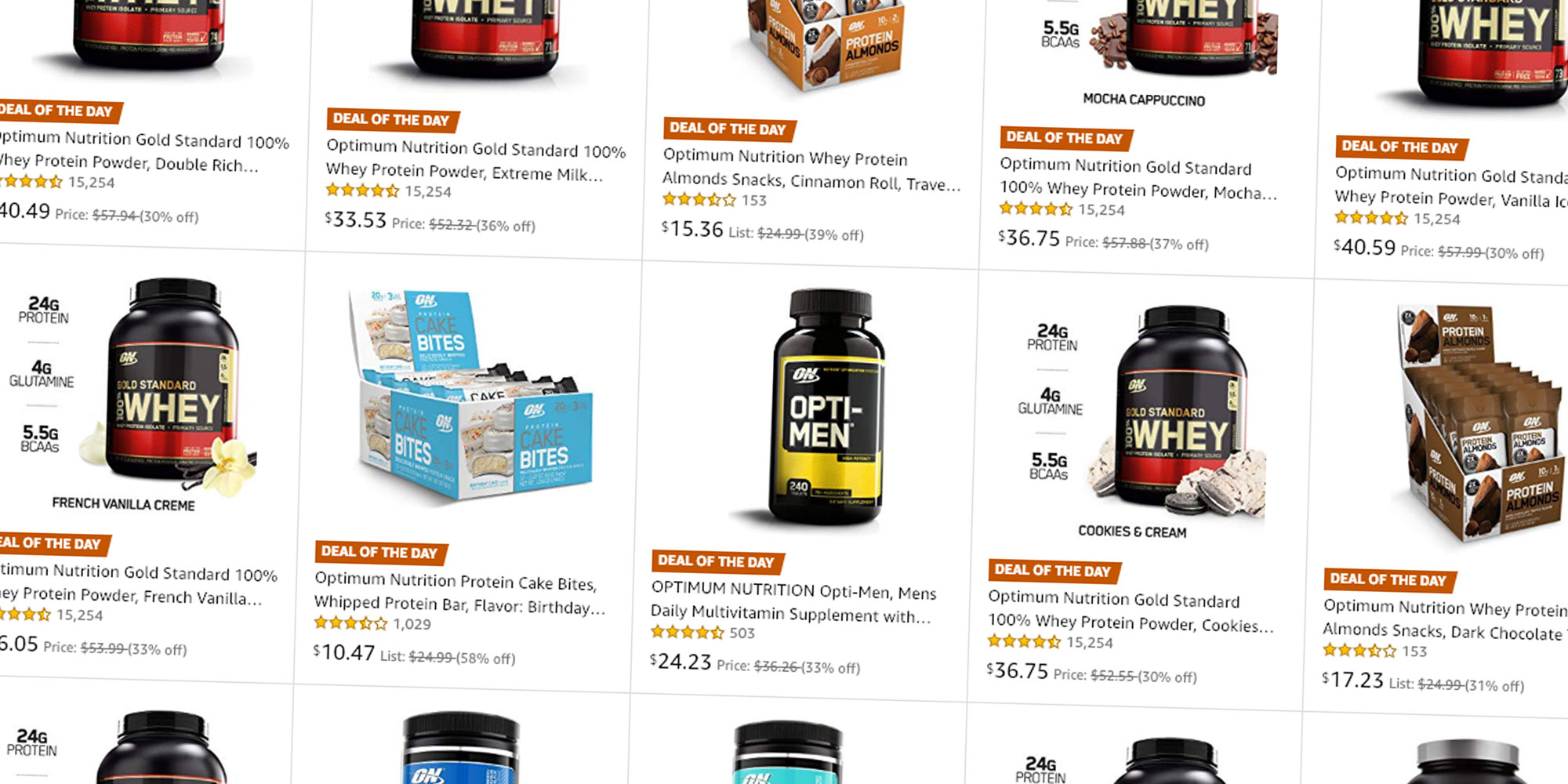 Get fit in the New Year w/ up to 30% off Optimum Nutrition supplements ...