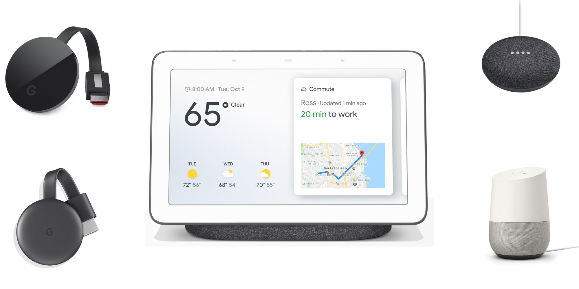 Don't miss this sale on Google's latest gear: Home Hub $84, Chromecast ...