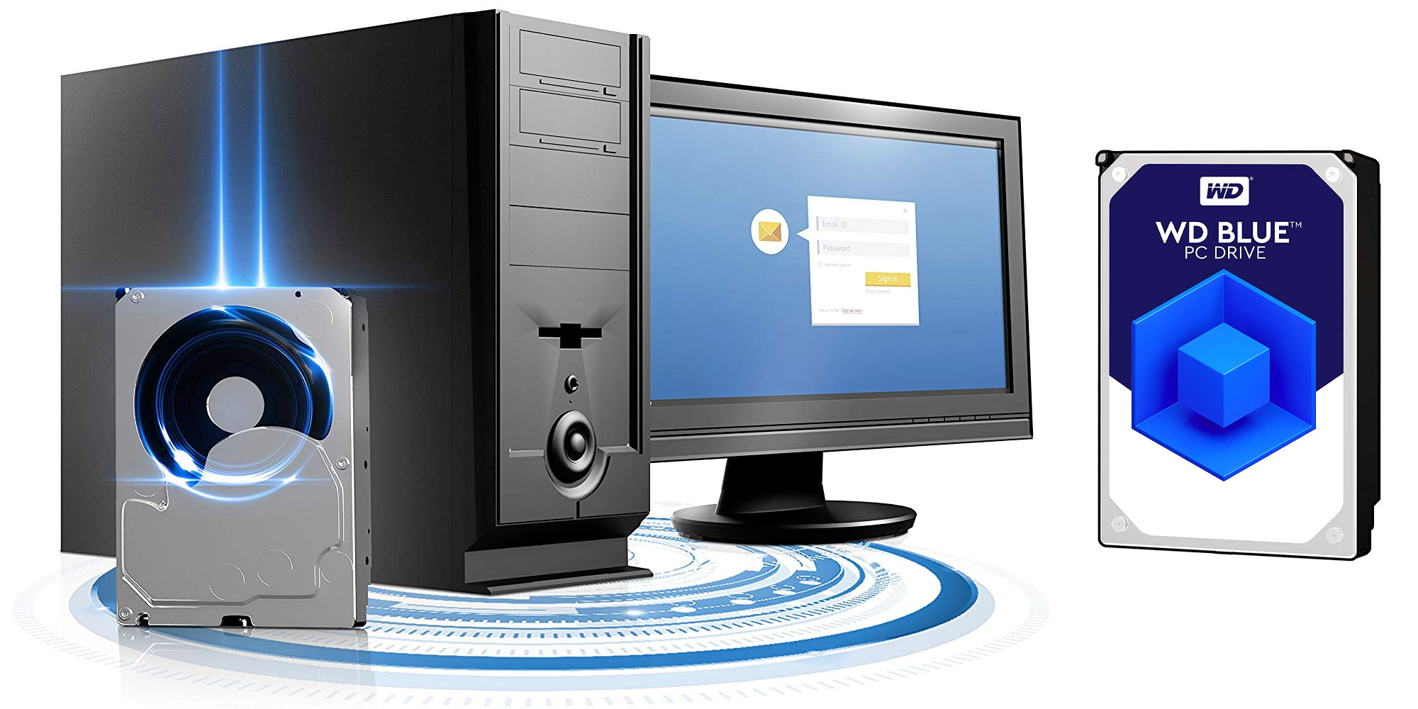 Add more storage to your NAS or desktop w/ WD's Blue 4TB drive for $85 ...