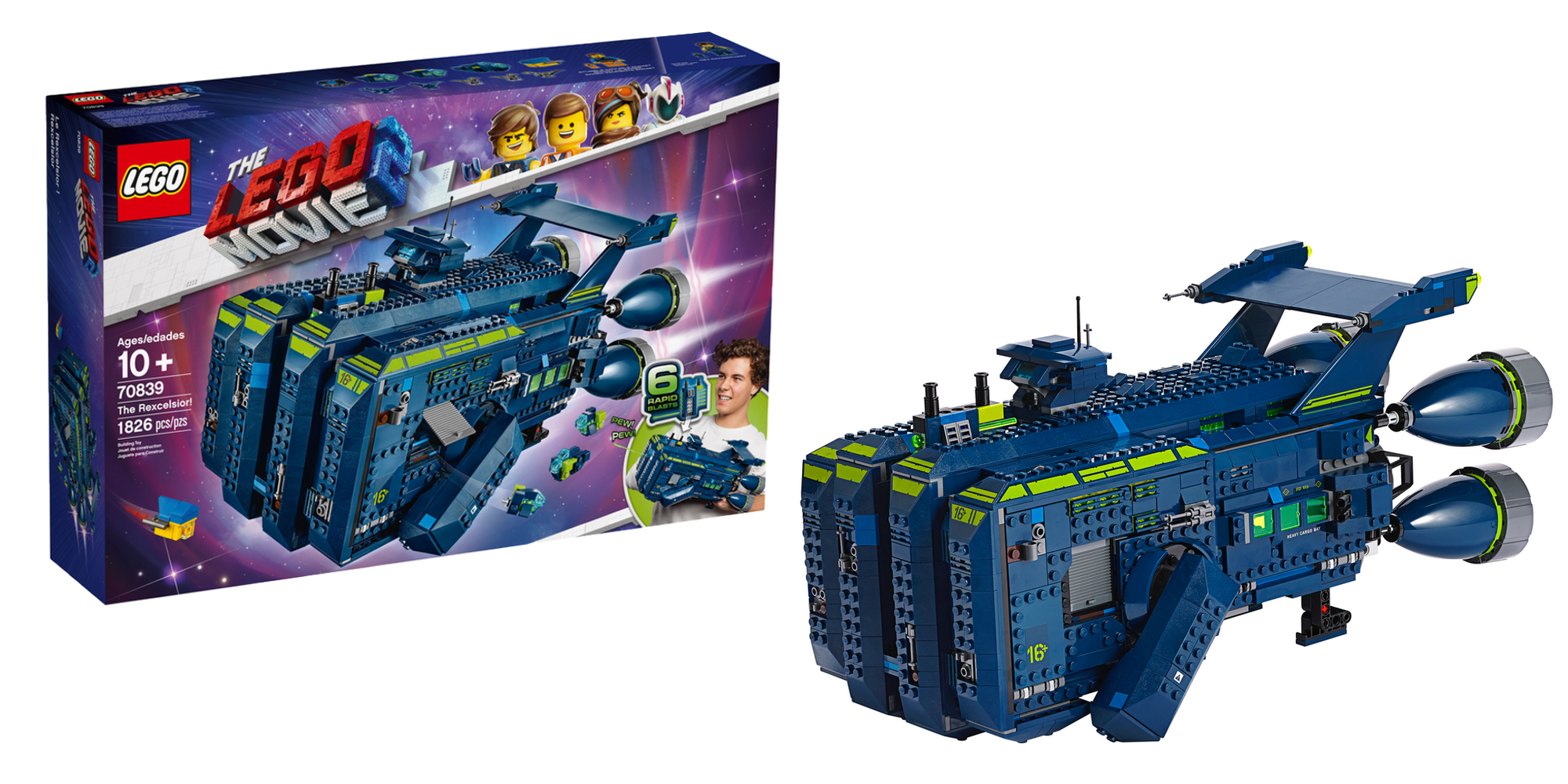 Check out the 1,800-piece LEGO Movie 2 The Rexcelsior set - 9to5Toys