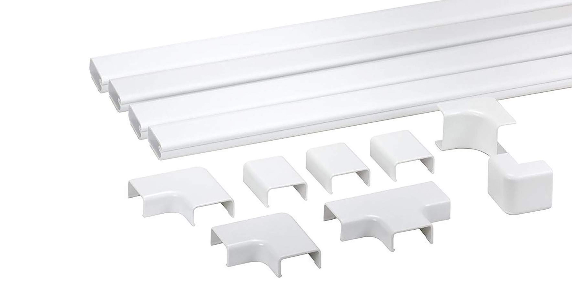 Tidy up your desk or home theater with this 12-piece On-Wall Cable ...