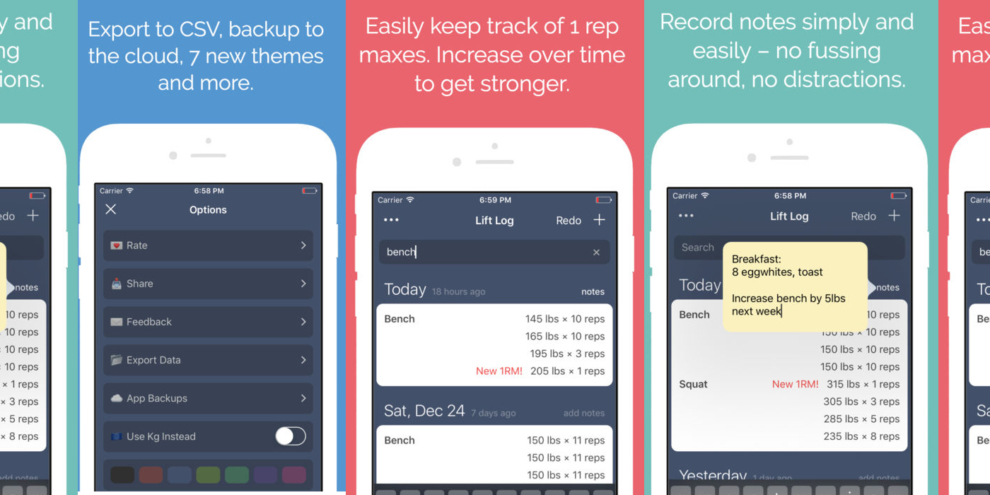 Today’s Best iOS & Mac App Deals: Lift Log - Workout Tracker ...