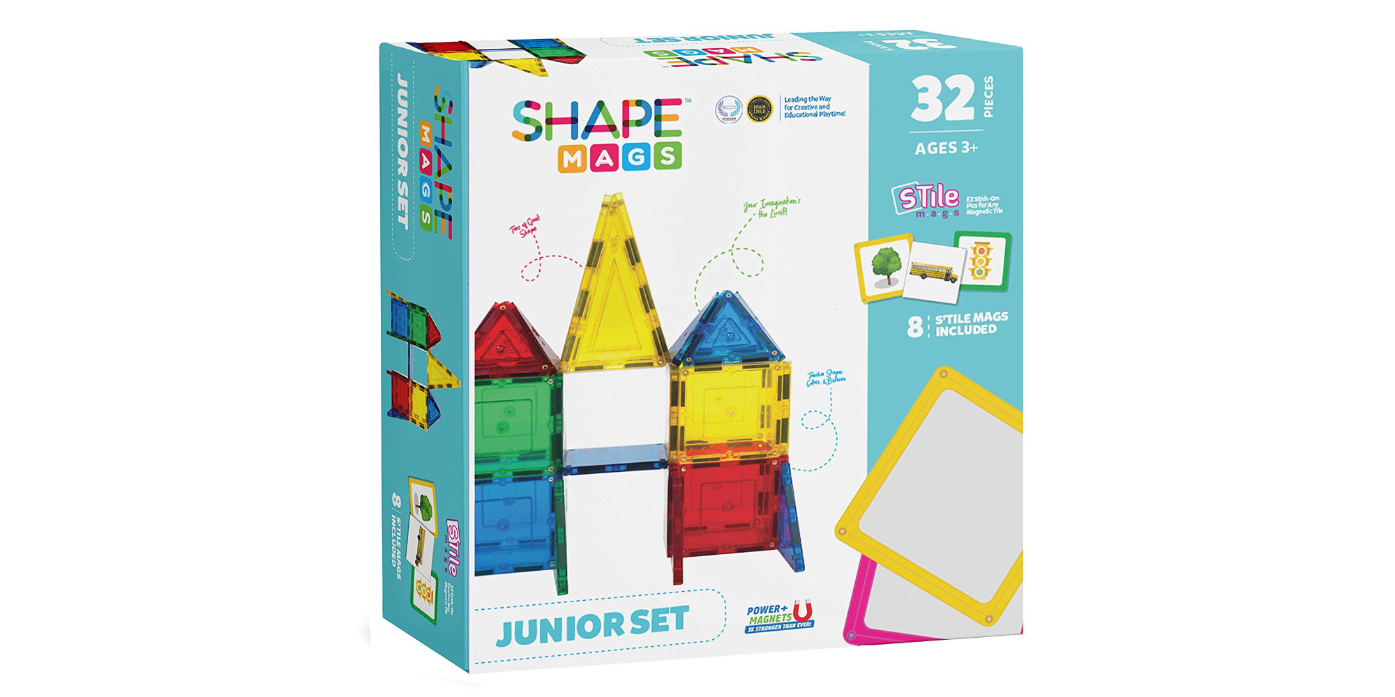 Get your child's imagination rolling w/ a Magnetic Stick N Stack 40-pc ...