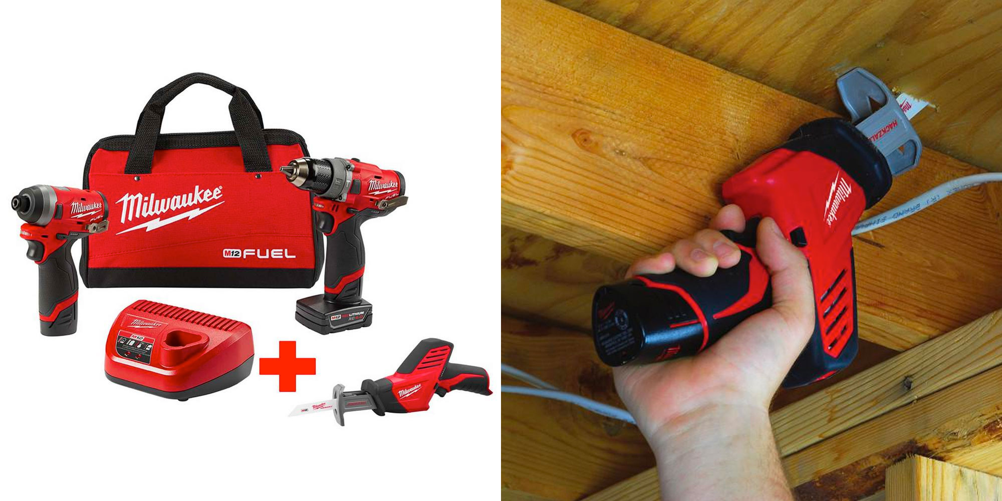 Be ready for spring projects w/ Milwaukee's M12 Drill & HACKZALL combo ...
