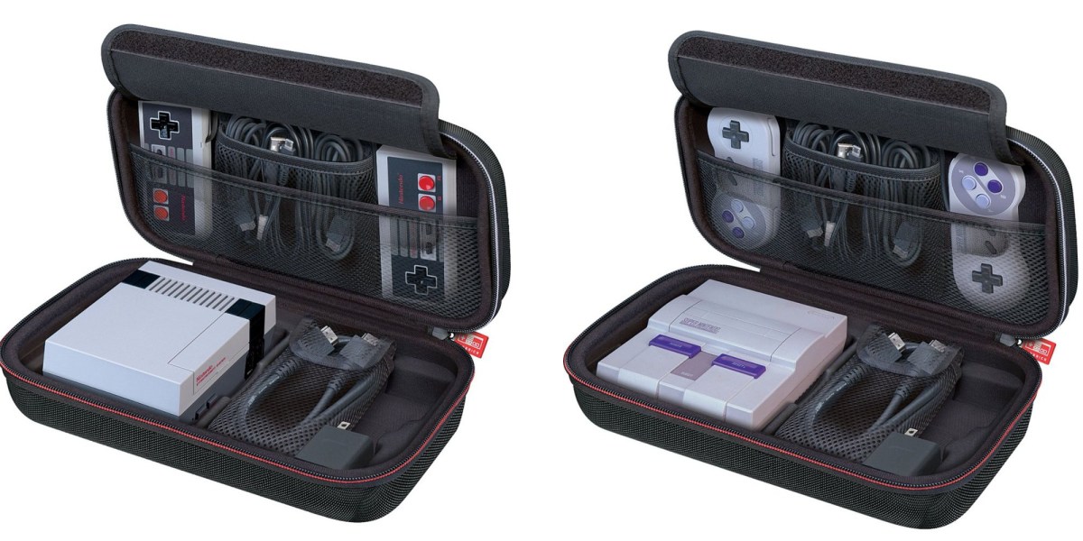 This Nintendo NES/SNES Classic Edition Travel Case is yours for $15 ...