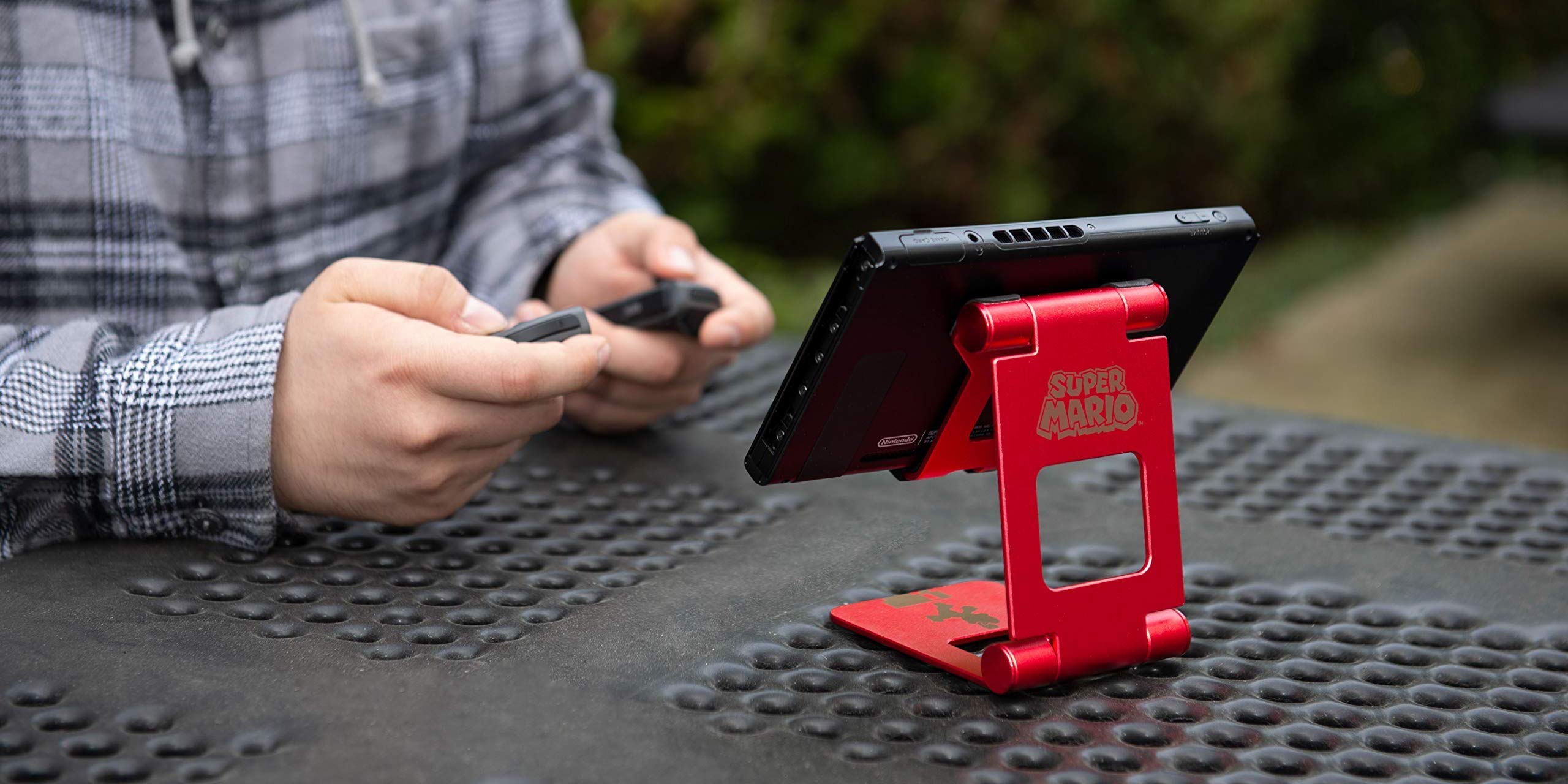 PowerA's metal Super Mario Edition Nintendo Switch Stand is yours for ...