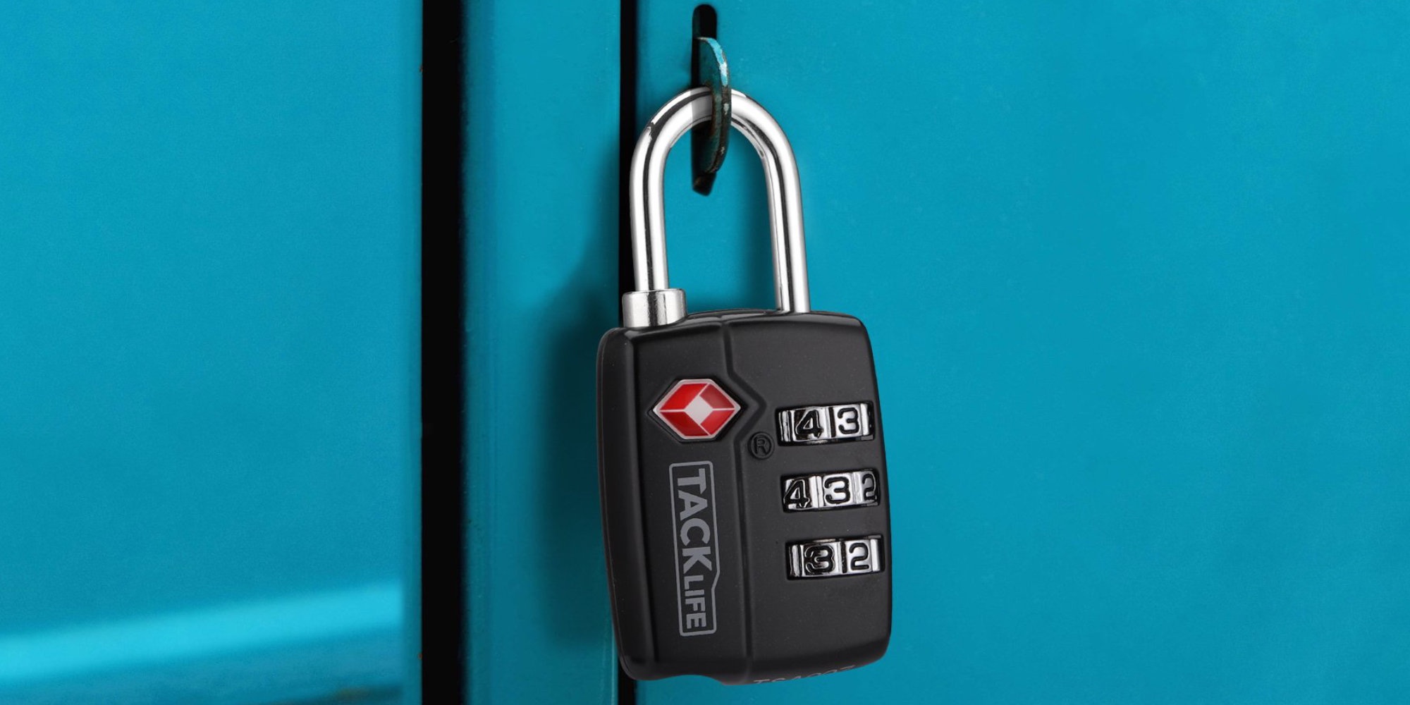 Secure a locker, suitcase, and more w/ two 3-Digit Combination Locks ...