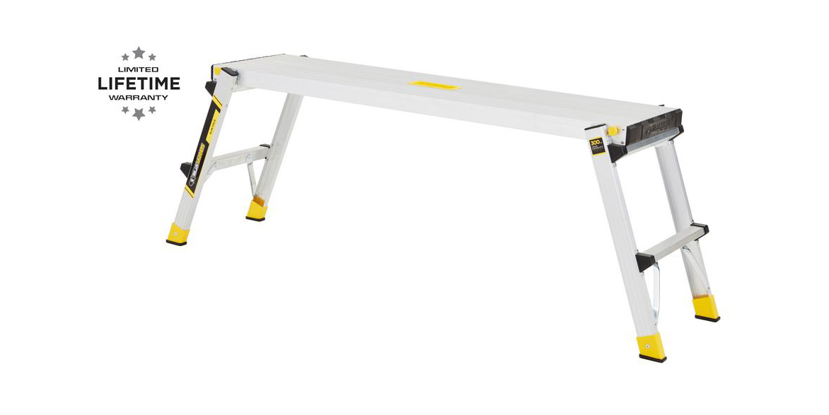 Get ready for DIY projects with a Gorilla Ladders 47-inch Aluminum Work ...