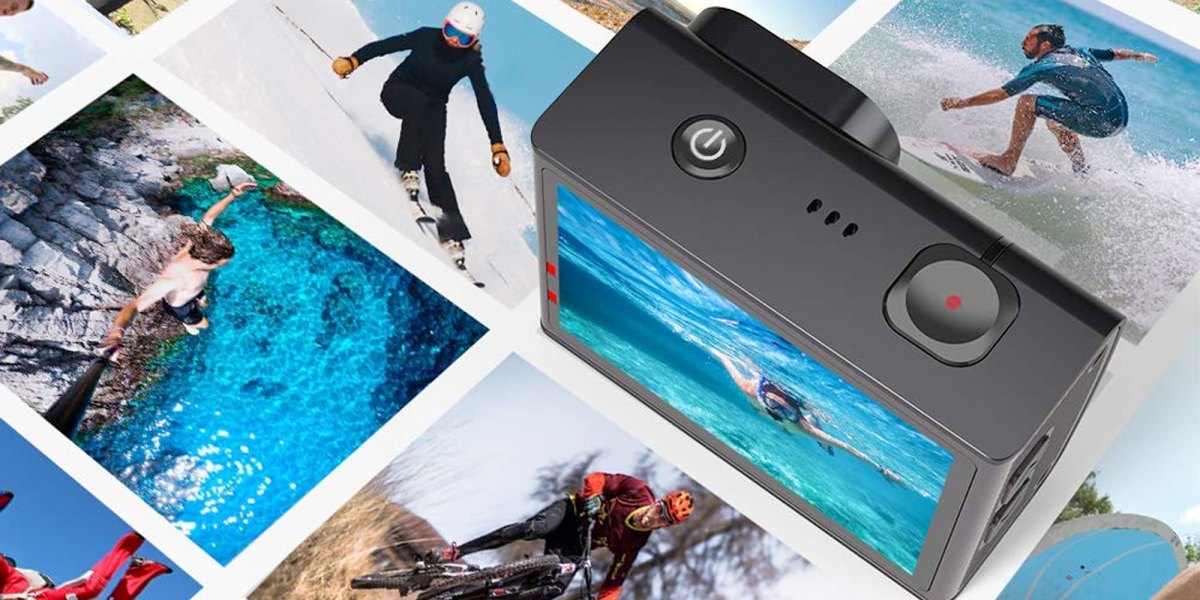 This action camera shoots 4K footage, is waterproof to 130 feet, more ...
