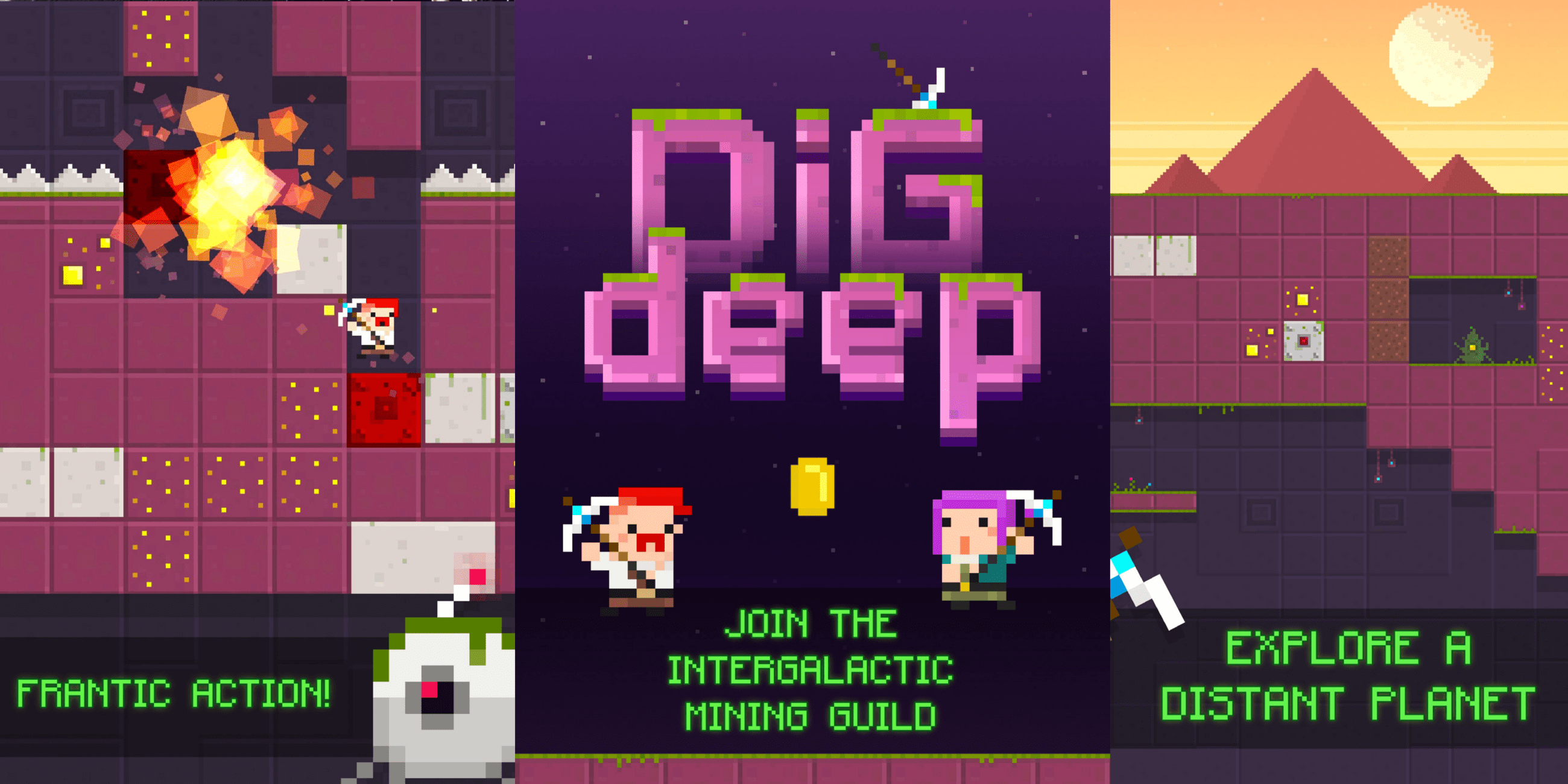 Explore the depths of an ancient planet in Dig Deep! for iOS: FREE for ...