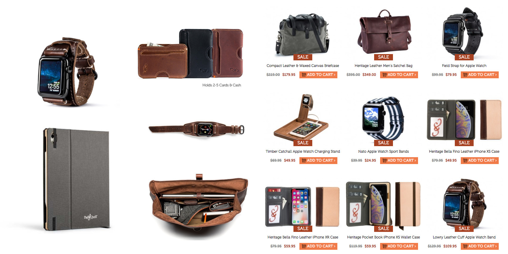 Pad & Quill Apple gear accessories up to 30% off: Watch bands, bags ...