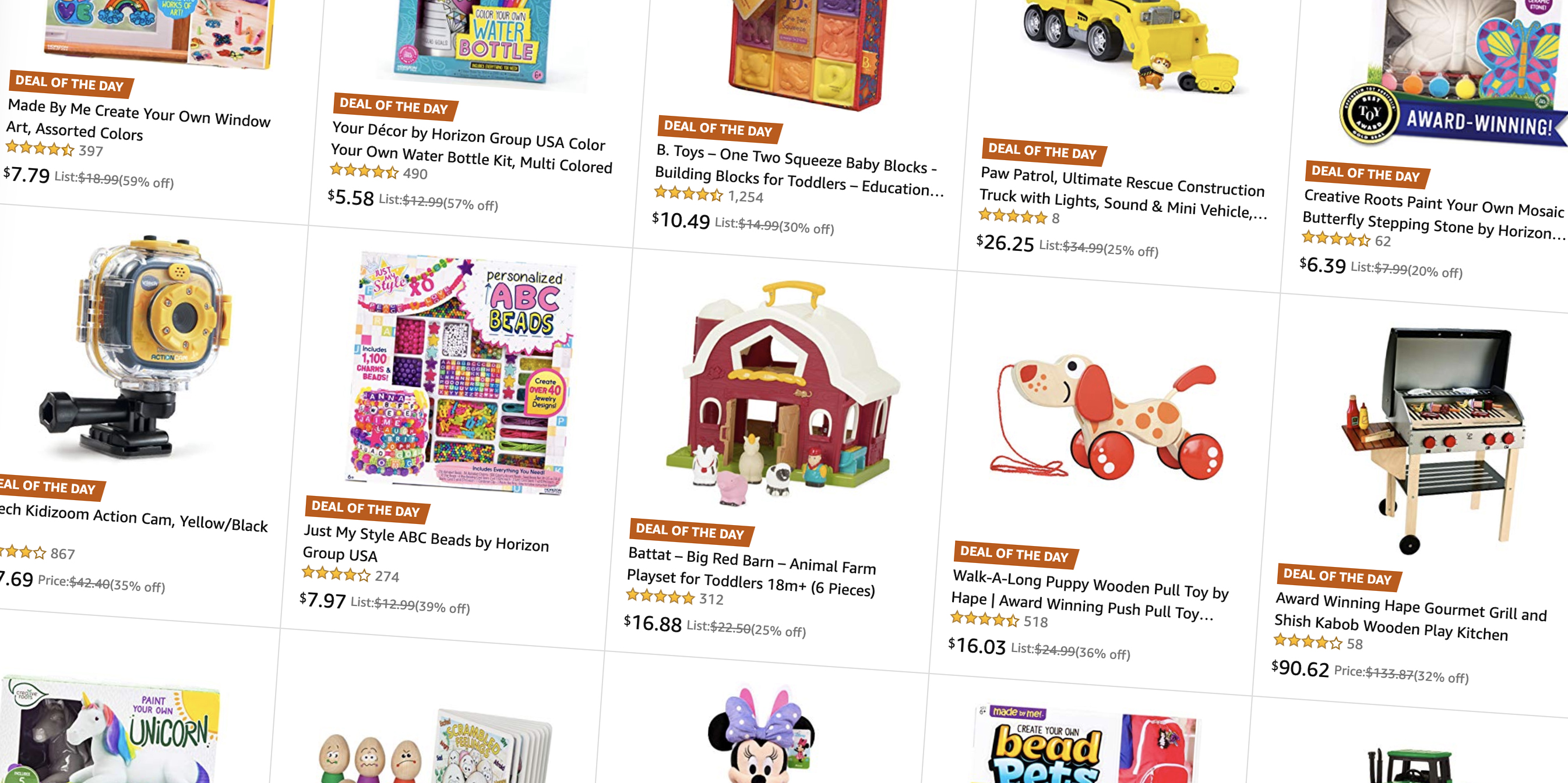 Amazon's Gold Box is packed with toys, games and more from just $5.50