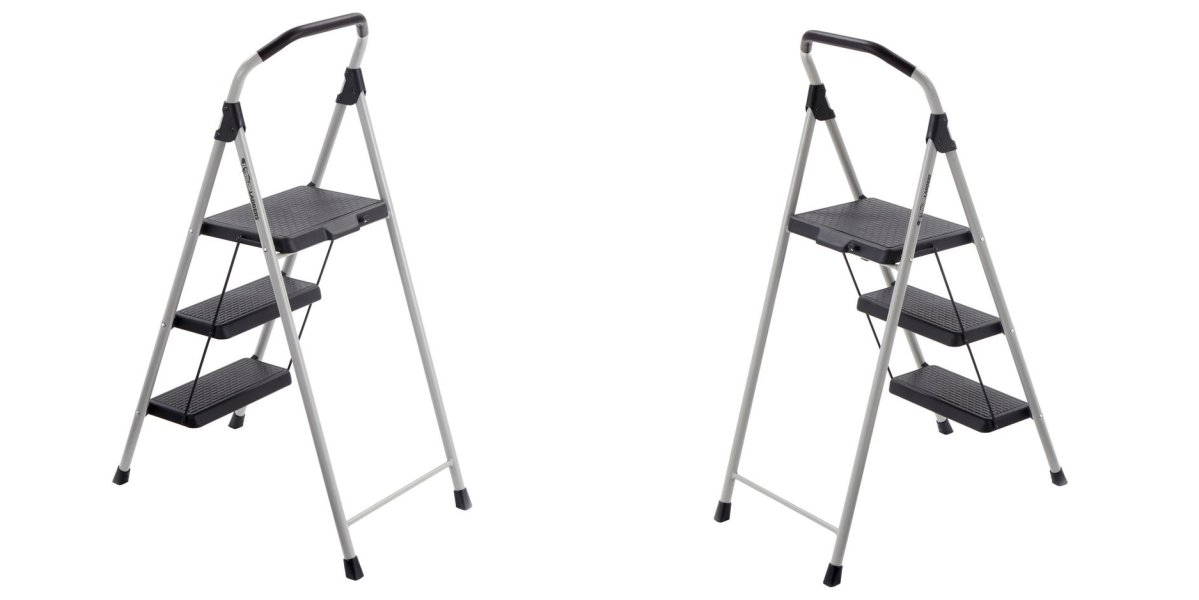 This highly-rated Gorilla 3-Step Lightweight Ladder is over 40% off at ...