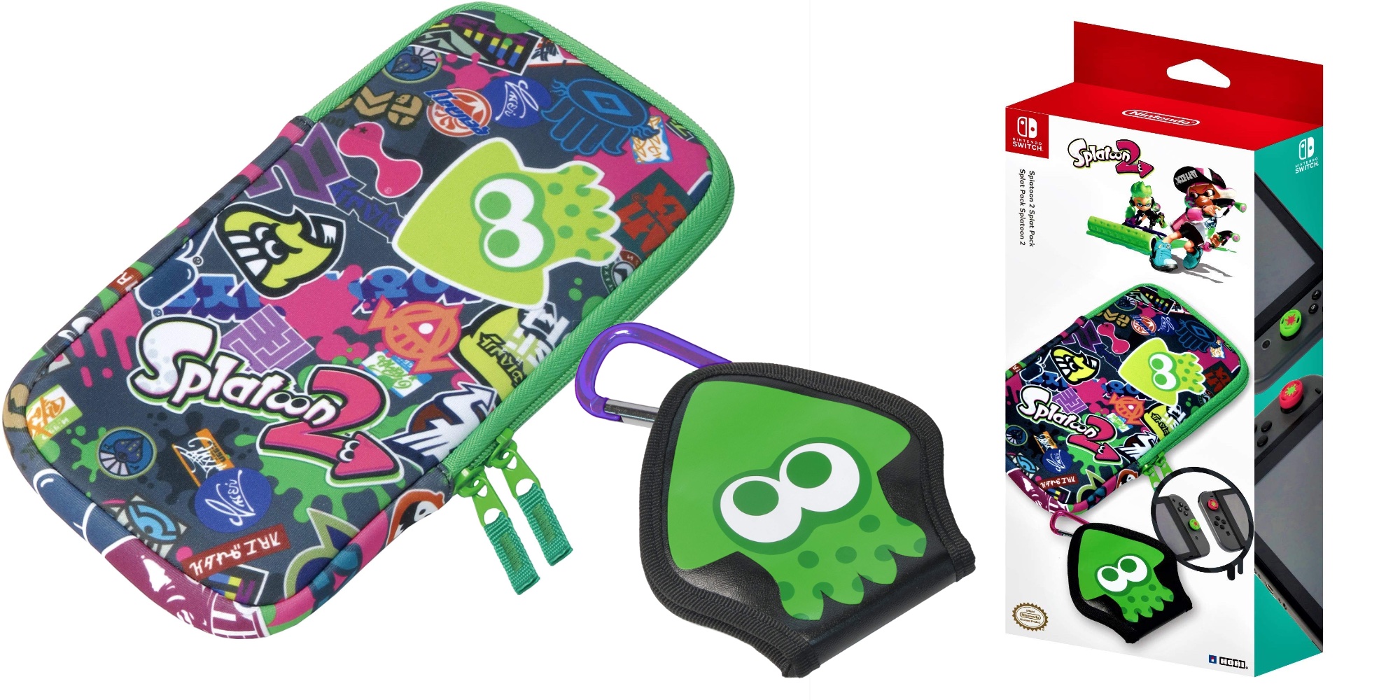 Hori's officially-licensed Nintendo Switch Splatoon Case and Accessory ...
