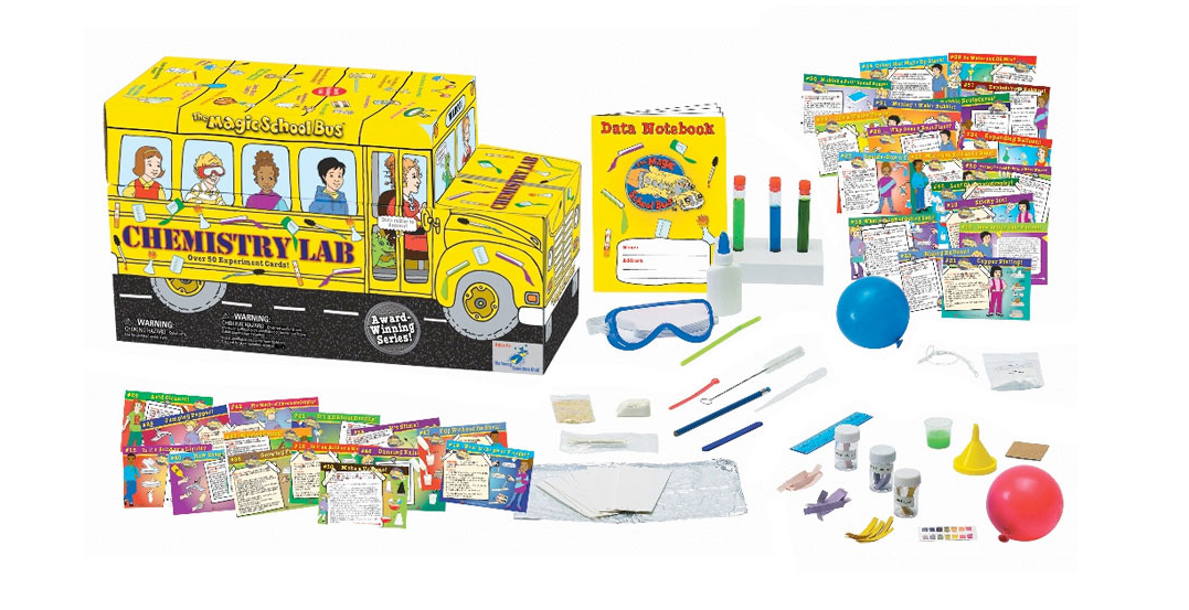 Conduct over 50 experiments w/ The Magic School Bus Chemistry Lab for ...