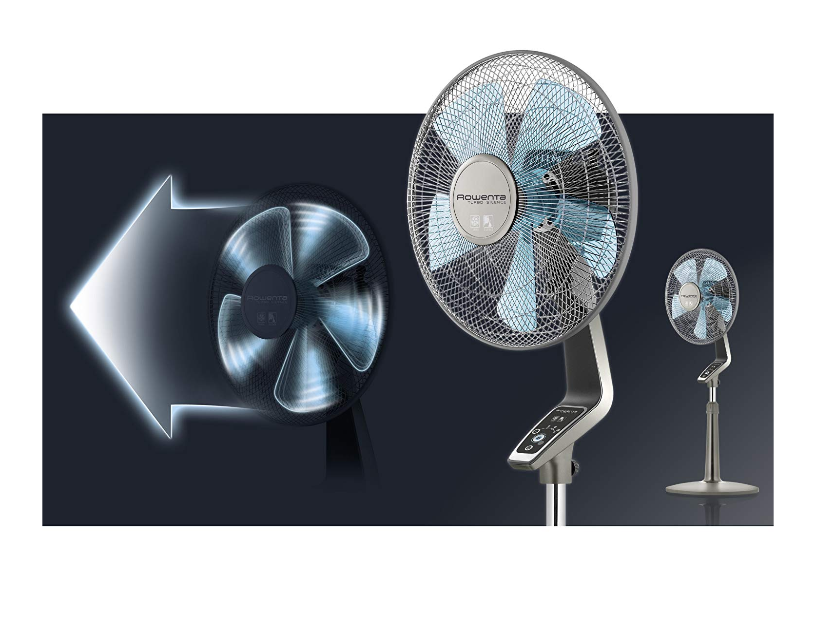 The Rowenta Turbo Silence Pedestal Fan will quietly keep you cool for ...
