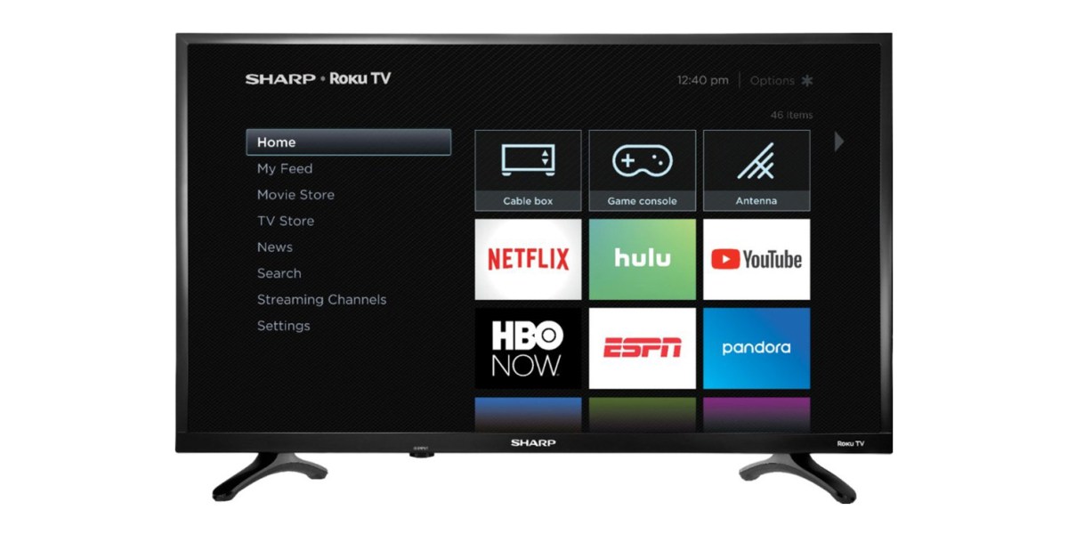 Put Sharp's 32-inch 720p HDTV w/ built-in Roku in your home for $135 ...
