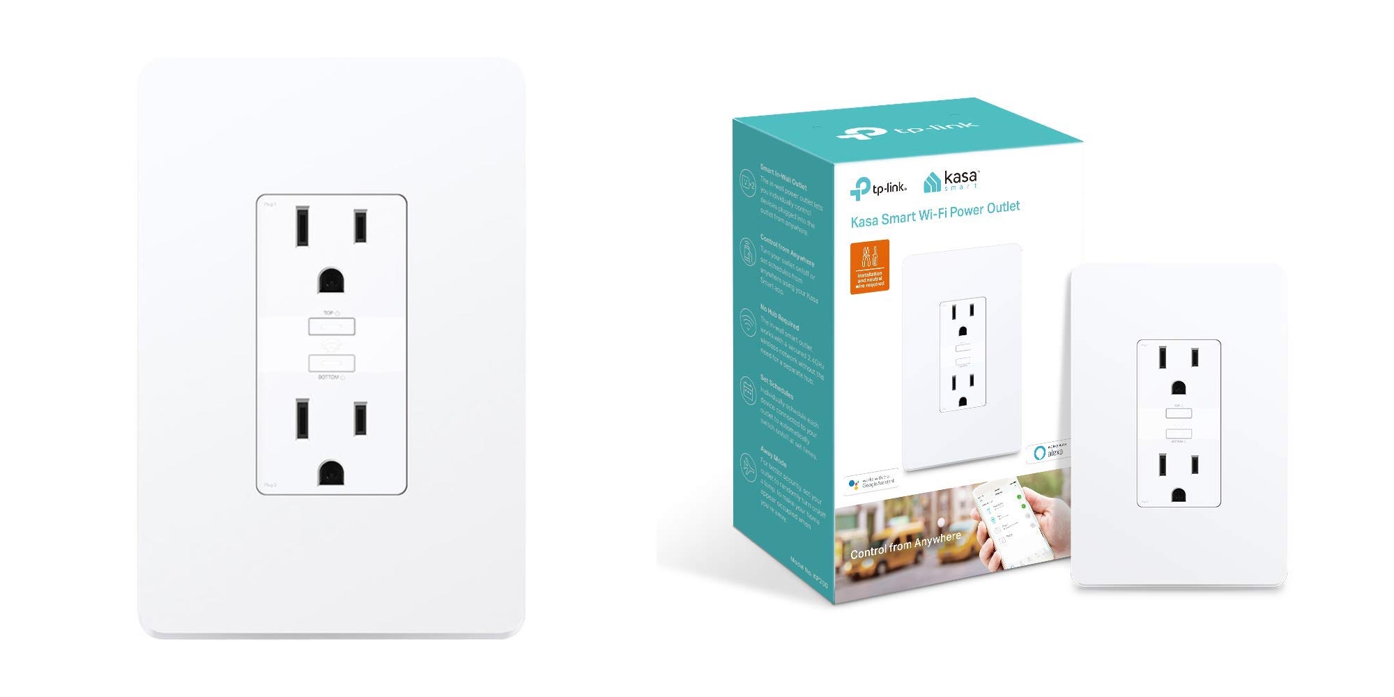 Save on TP-Link's new in-wall Dual Outlet Smart Plug: Get one for $30 ...