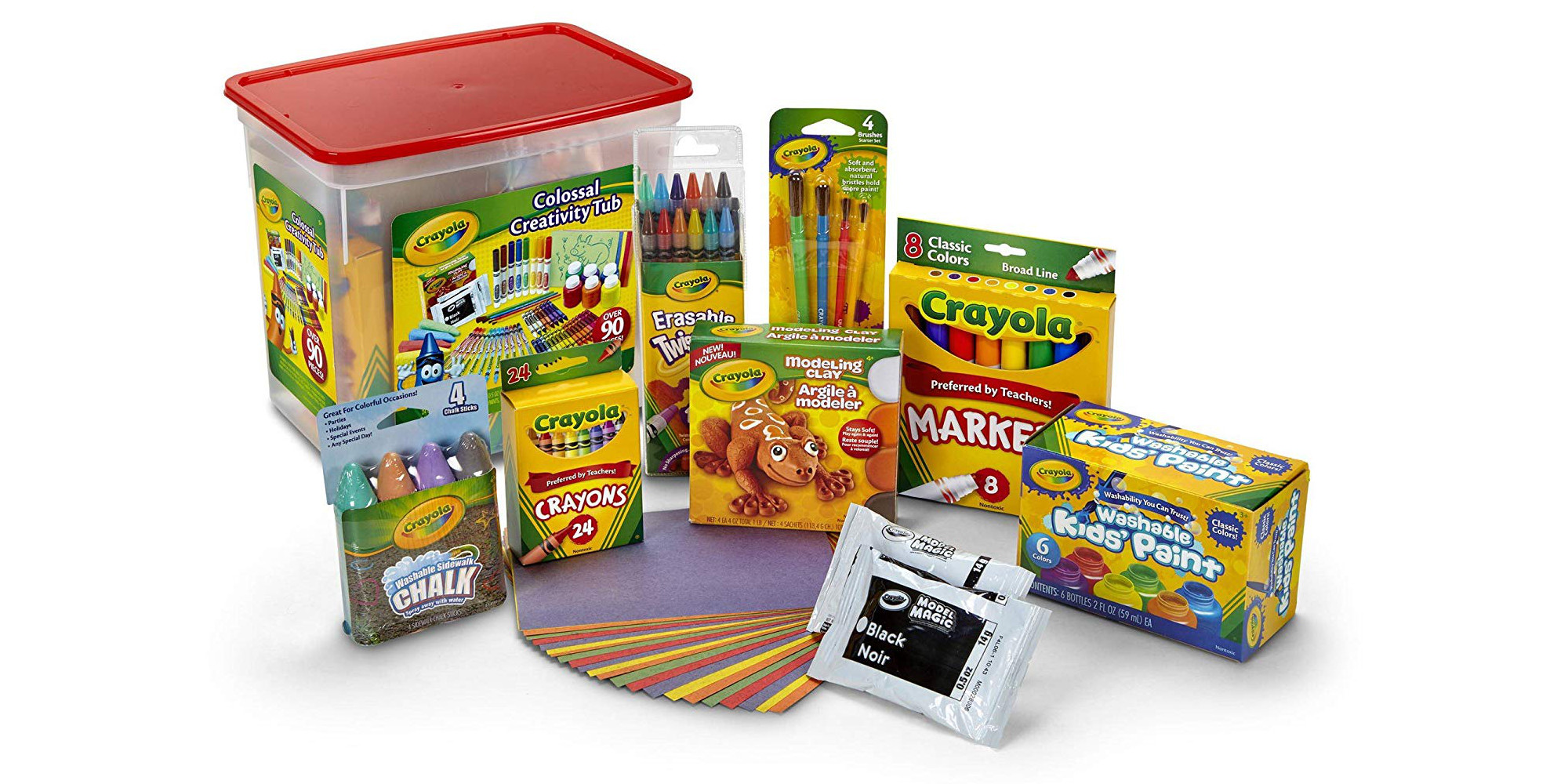 This colossal 90-piece Crayola Creativity Tub has just about everything ...